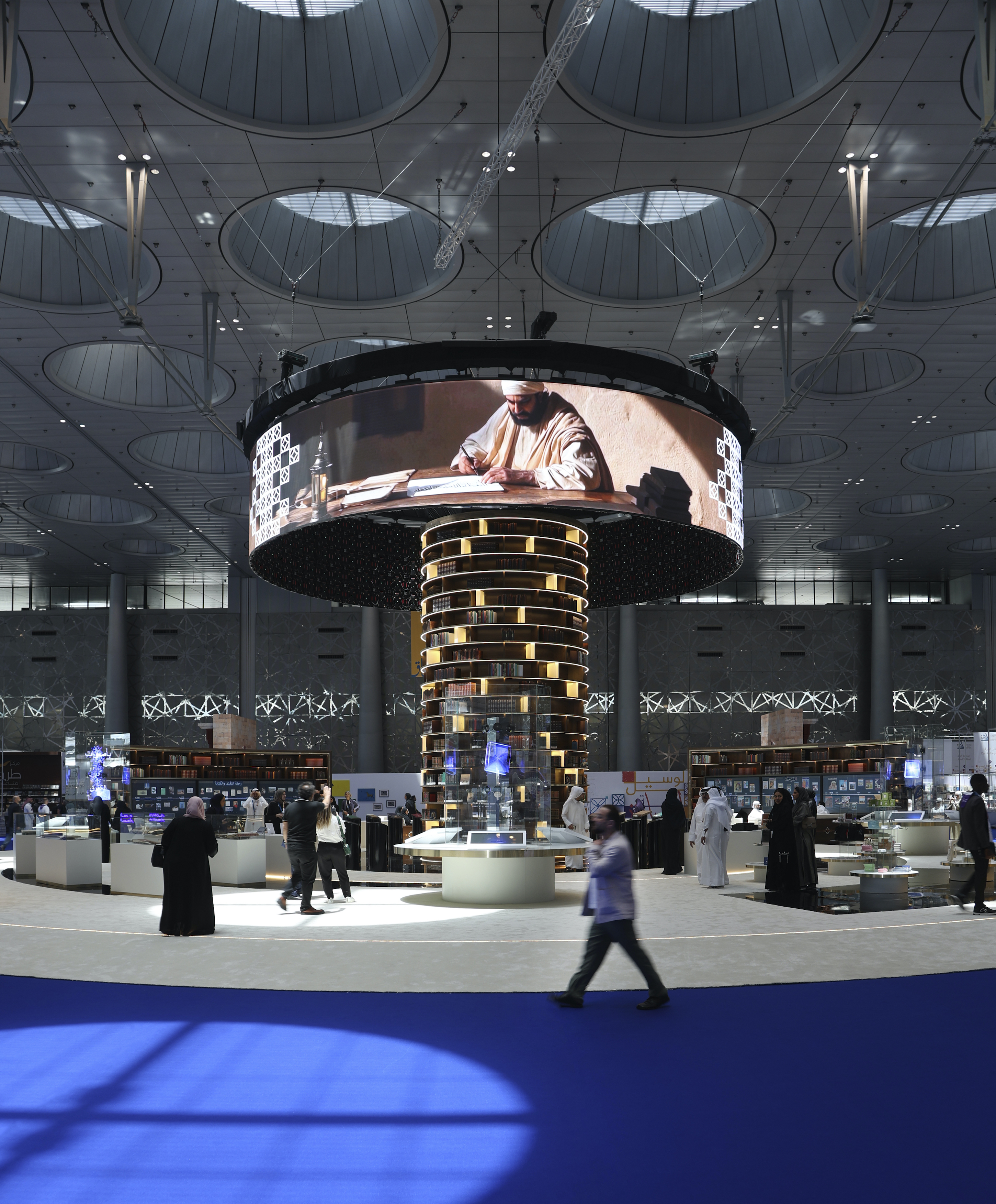 INTERACTIVE INSTALLATIONS AT THE DOHA BOOK FAIR 2025 by Indissoluble S ...