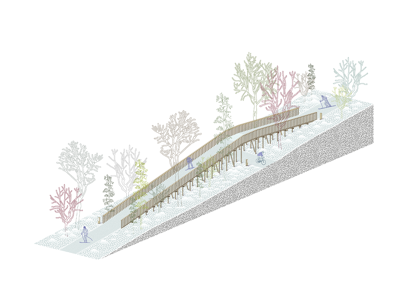 Idea 4312902: Lipovaya roscha park by Basis architectural bureau in ...