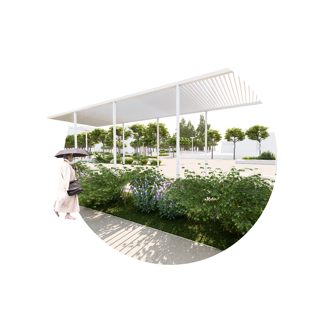 Dikastiria Metro Station Plaza Design by Constantine Bouras Studio ...