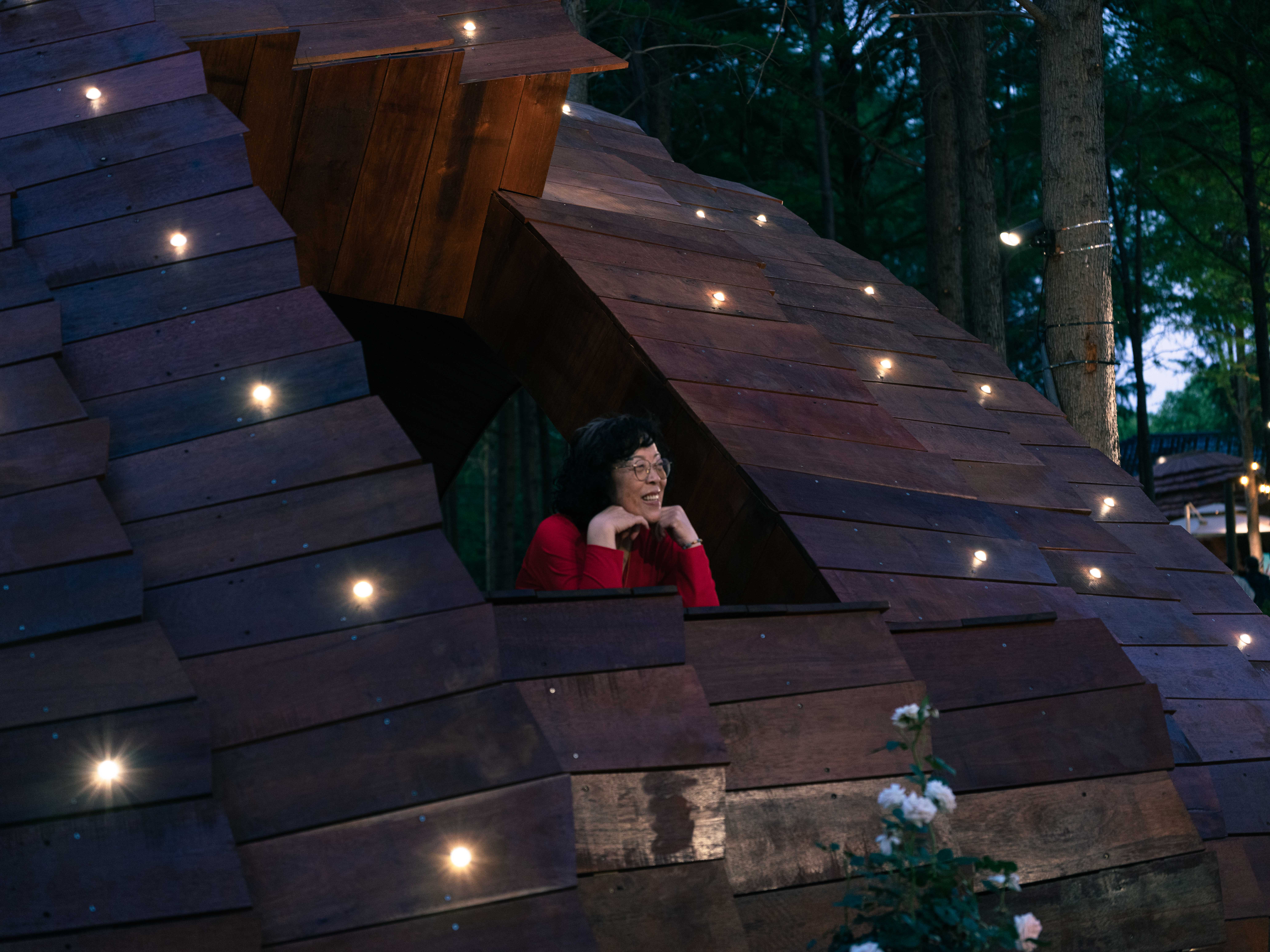 Cone Pavilion: A Leisure Installation in the Bald Cypress Grove of ...