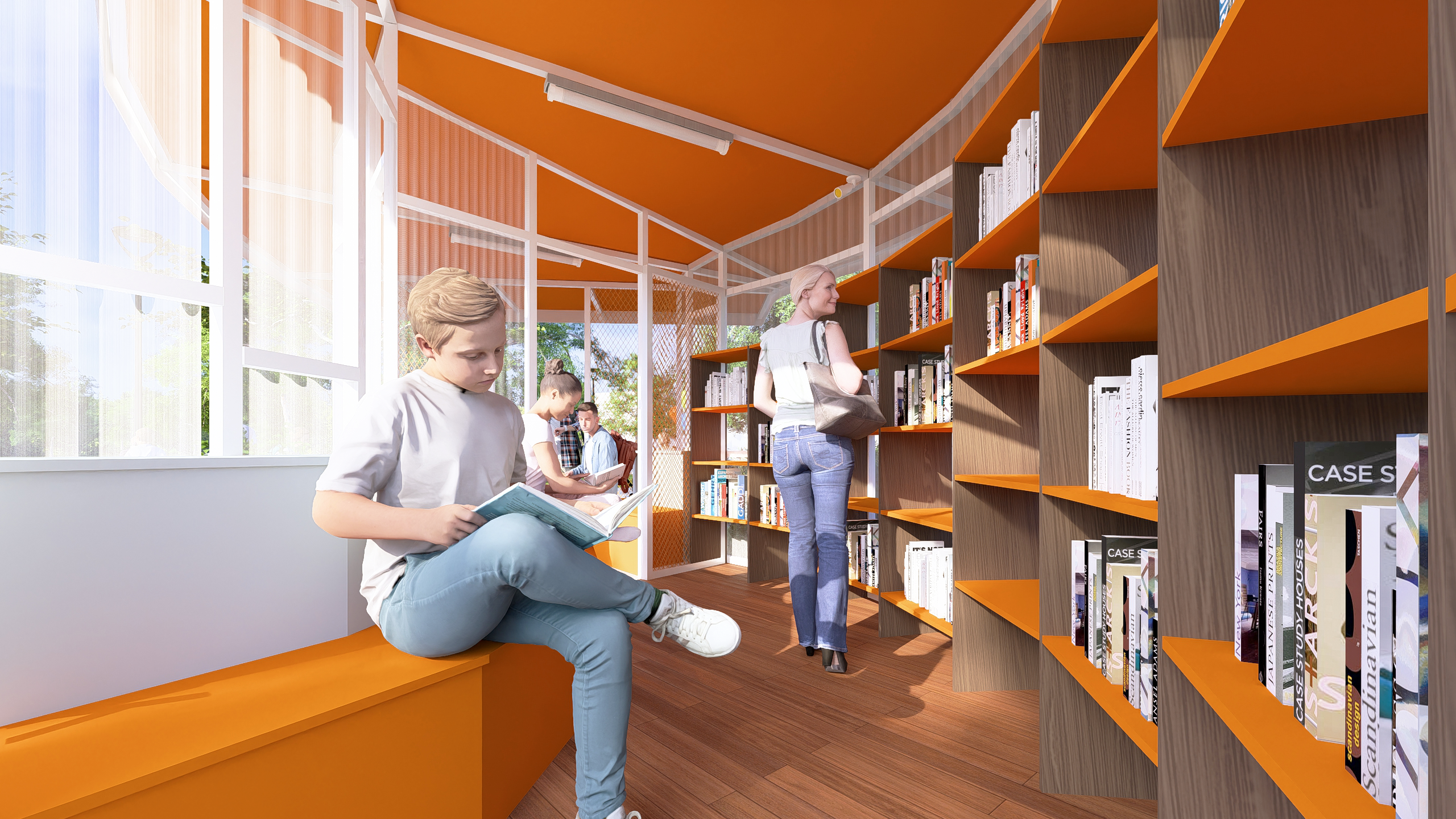 The Book Stop 6 Mimosa by WTA Architecture and Design Studio - Architizer