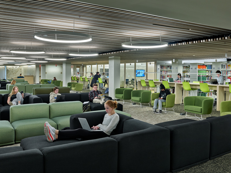 University of Arkansas Mullins Library Renovation by Perry Dean Rogers ...