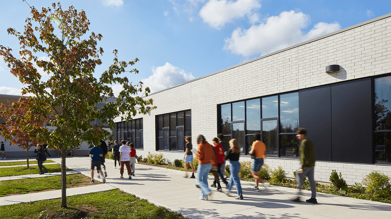 Père-René-de-Galinée Catholic Secondary School by Bortolotto Design ...