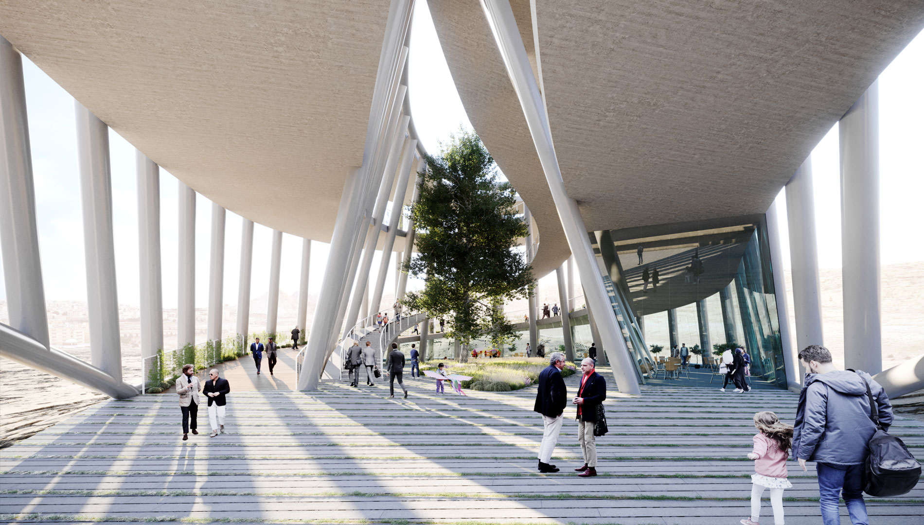AVINI Pedestrian Bridge- Alternative 2 by Karand Group - Architizer