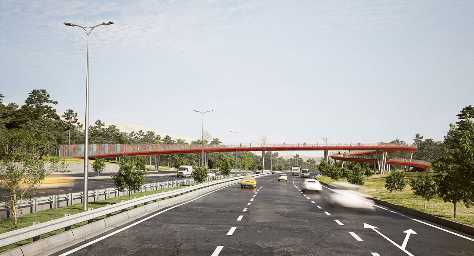 SORKHEH HESAR Pedestrian Bridges by Karand Group - Architizer