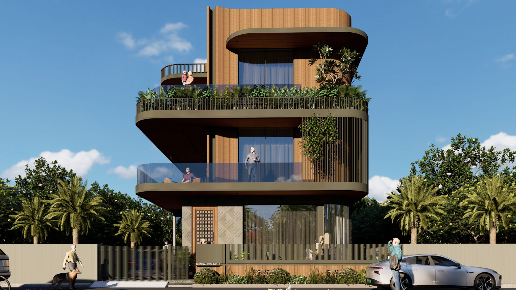 6900 Sq.Ft 5 BHK Bungalow Design in Ognaj, Ahmedabad by Harikrushna ...