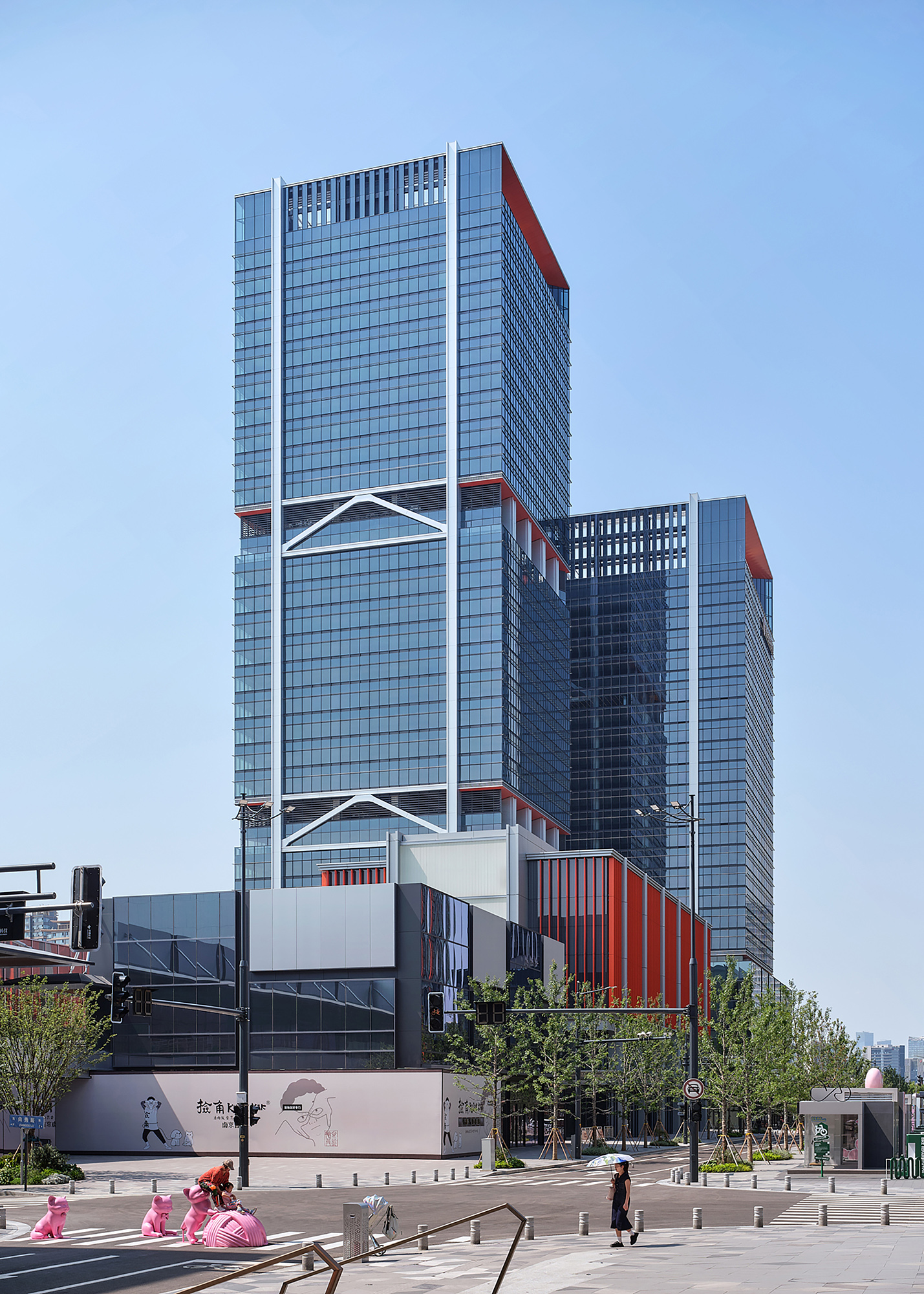 China Resources Land Center Office Tower in Nanjing by Shanghai Dushe ...