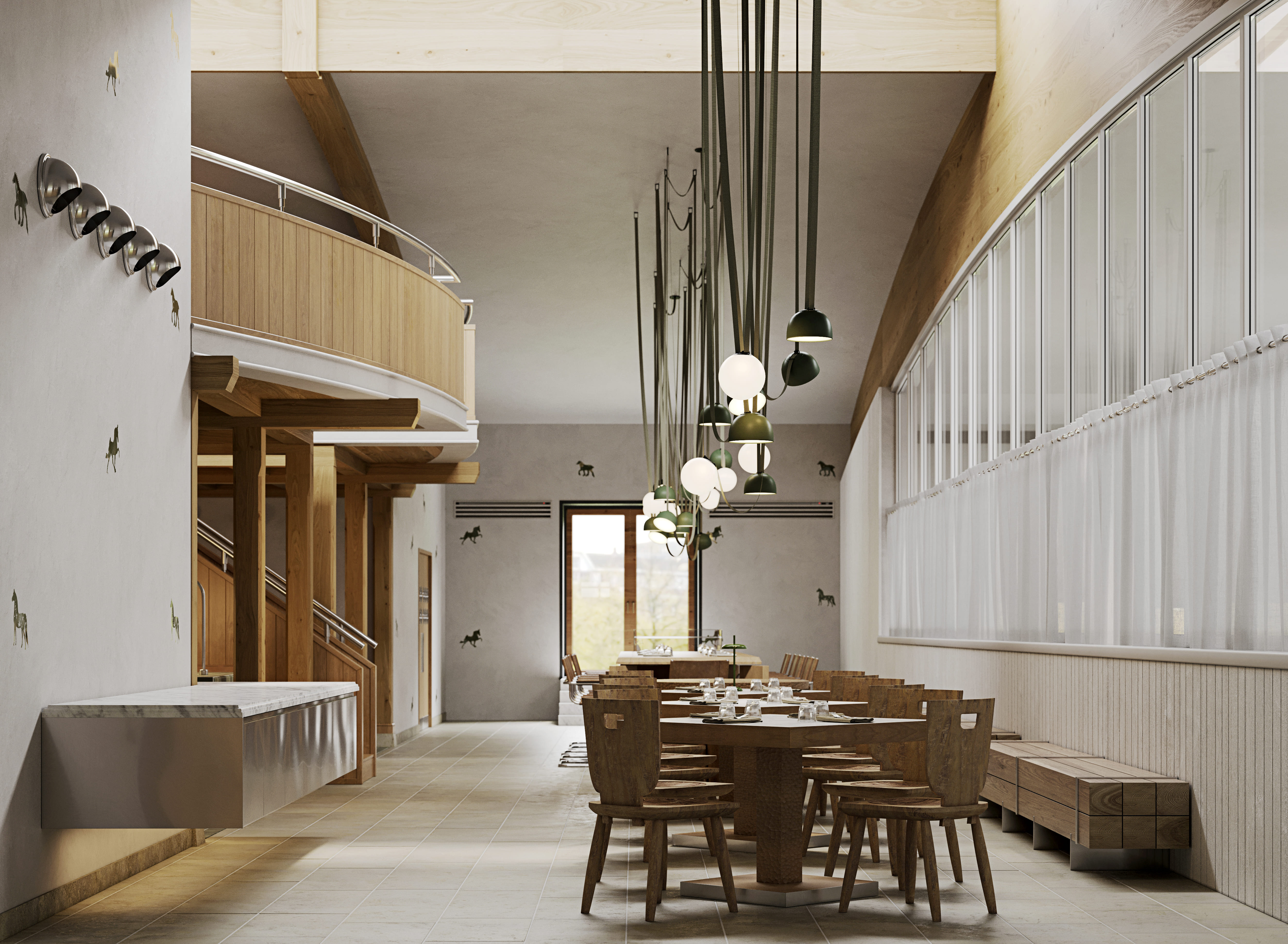 Modern Restaurant in a Vienna Former Stable by SNOB Architects - Architizer
