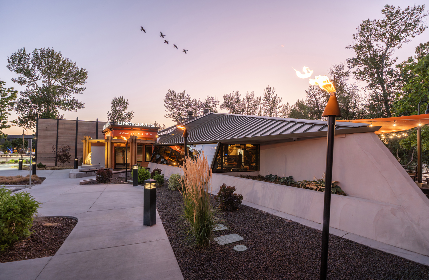 Ling & Louie’s Asian Bar and Grill by Cushing Terrell - Architizer