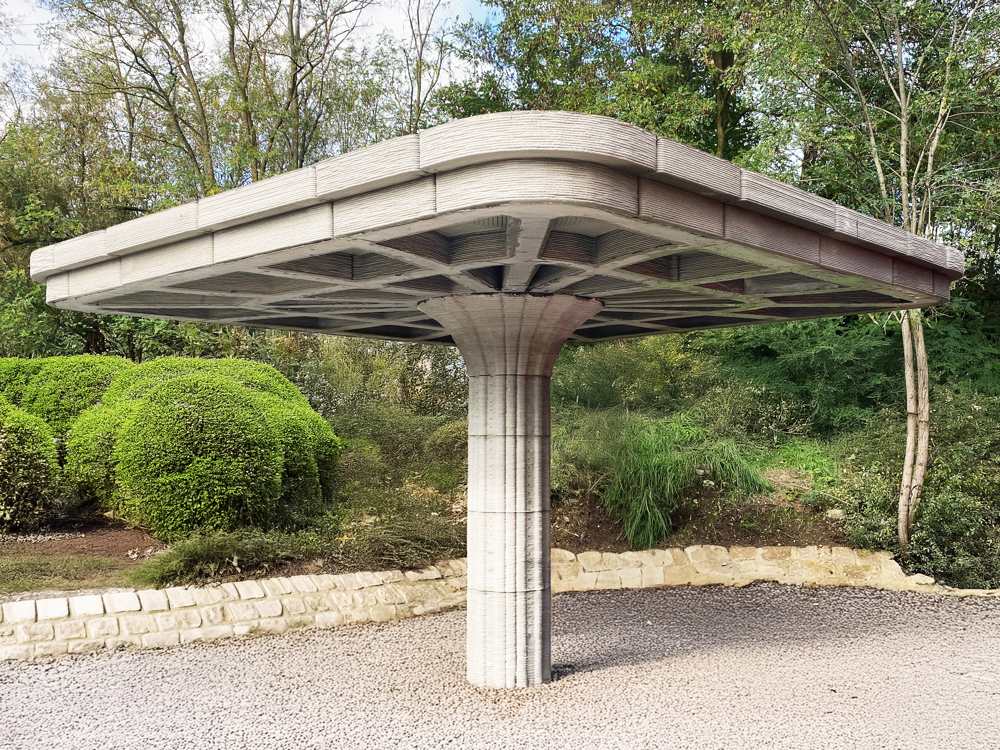 3D-printed integral formwork for topology-optimized concrete slabs by ...