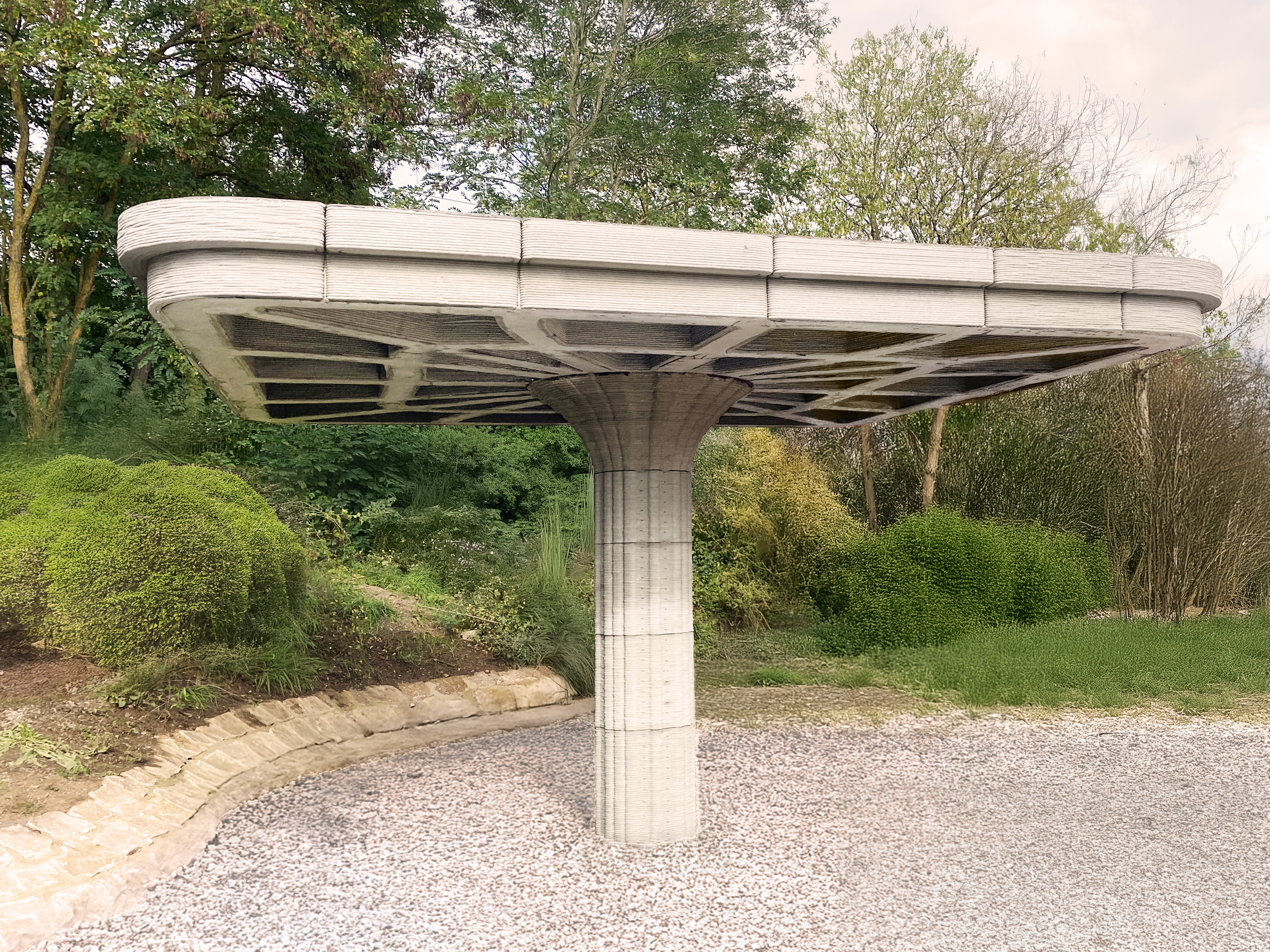 3D-printed integral formwork for topology-optimized concrete slabs by ...