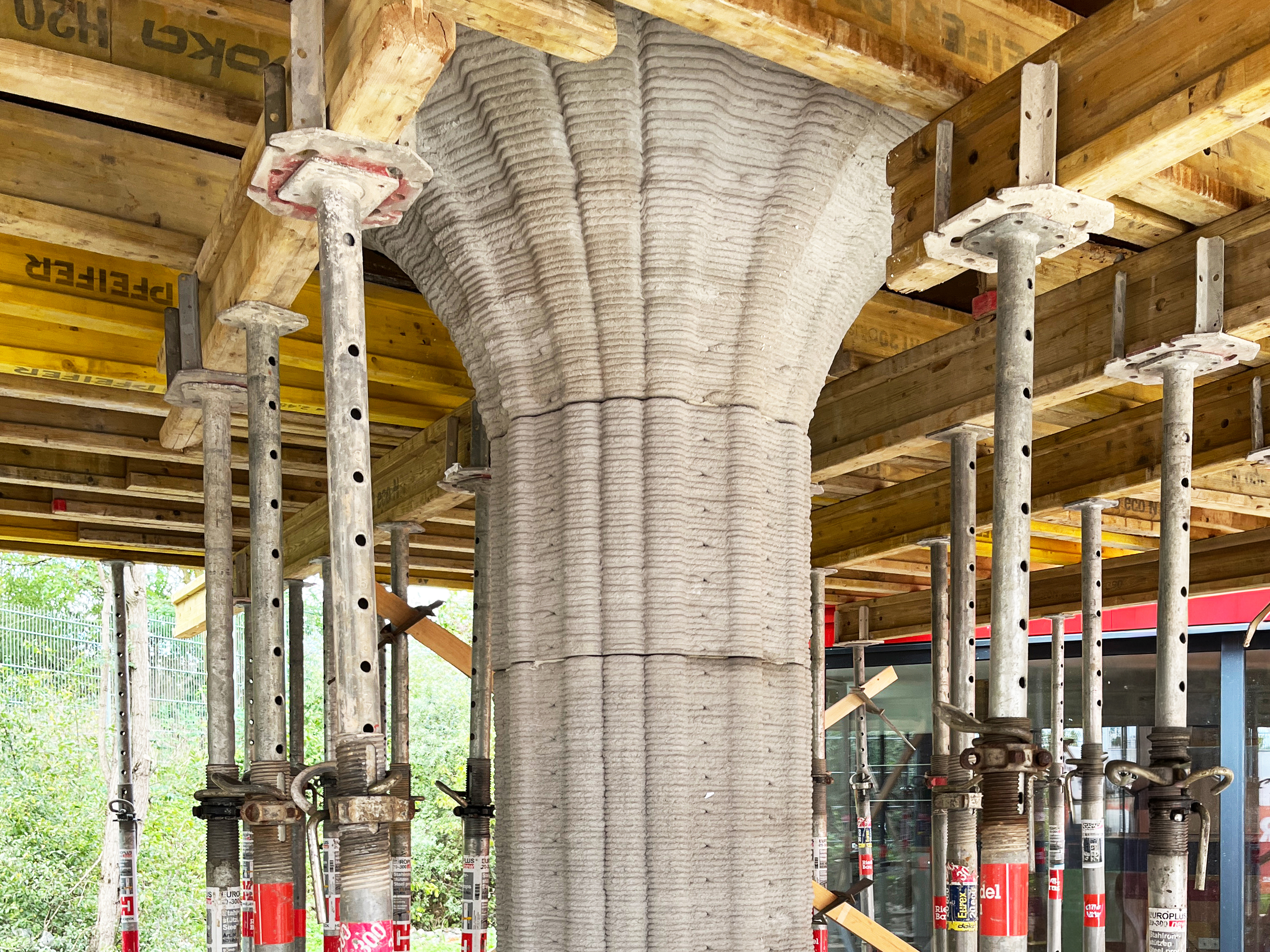 3D-printed integral formwork for topology-optimized concrete slabs by ...