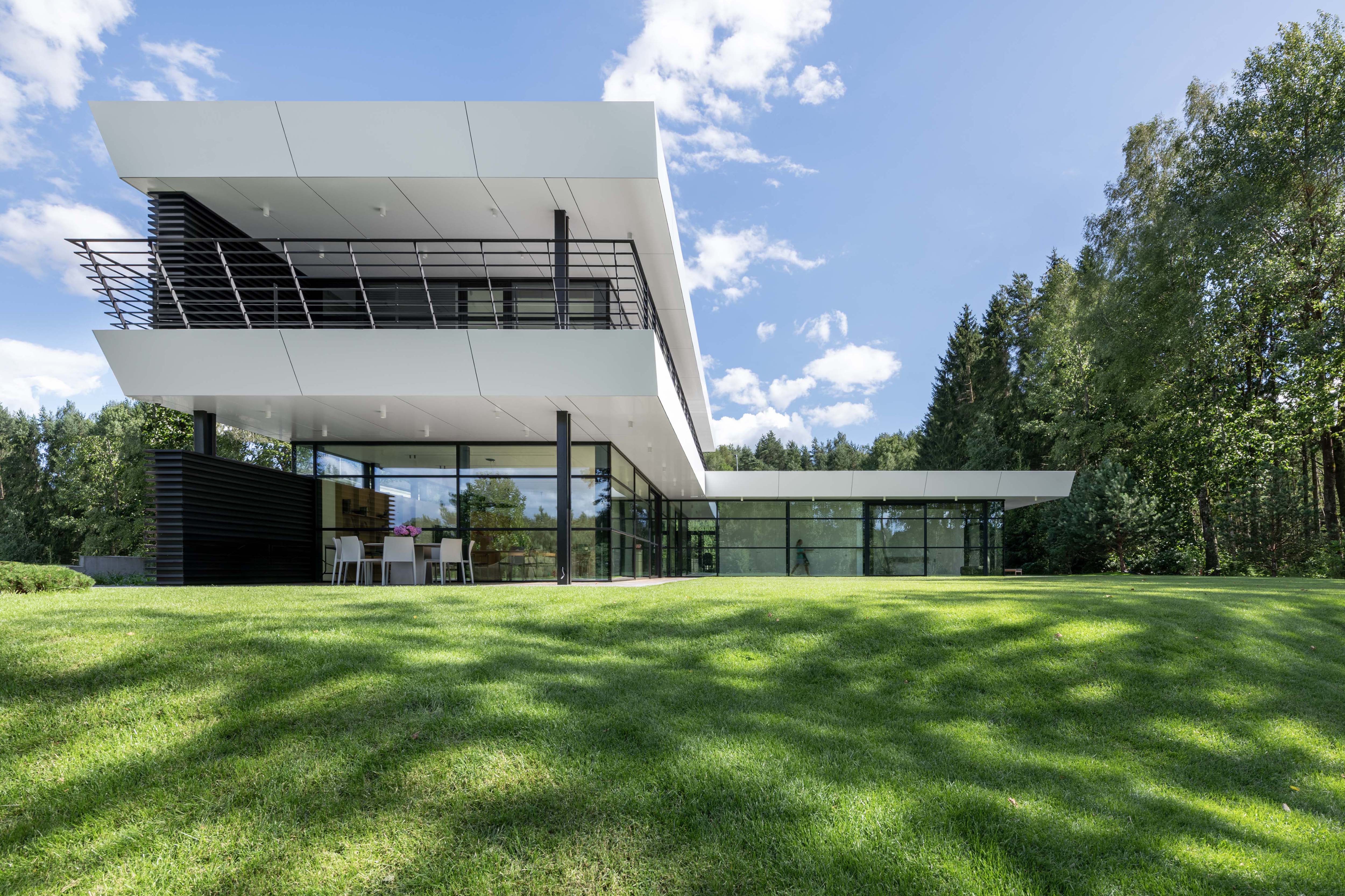 Moden house by forest by Architecture laboratory ArchLAB - Architizer