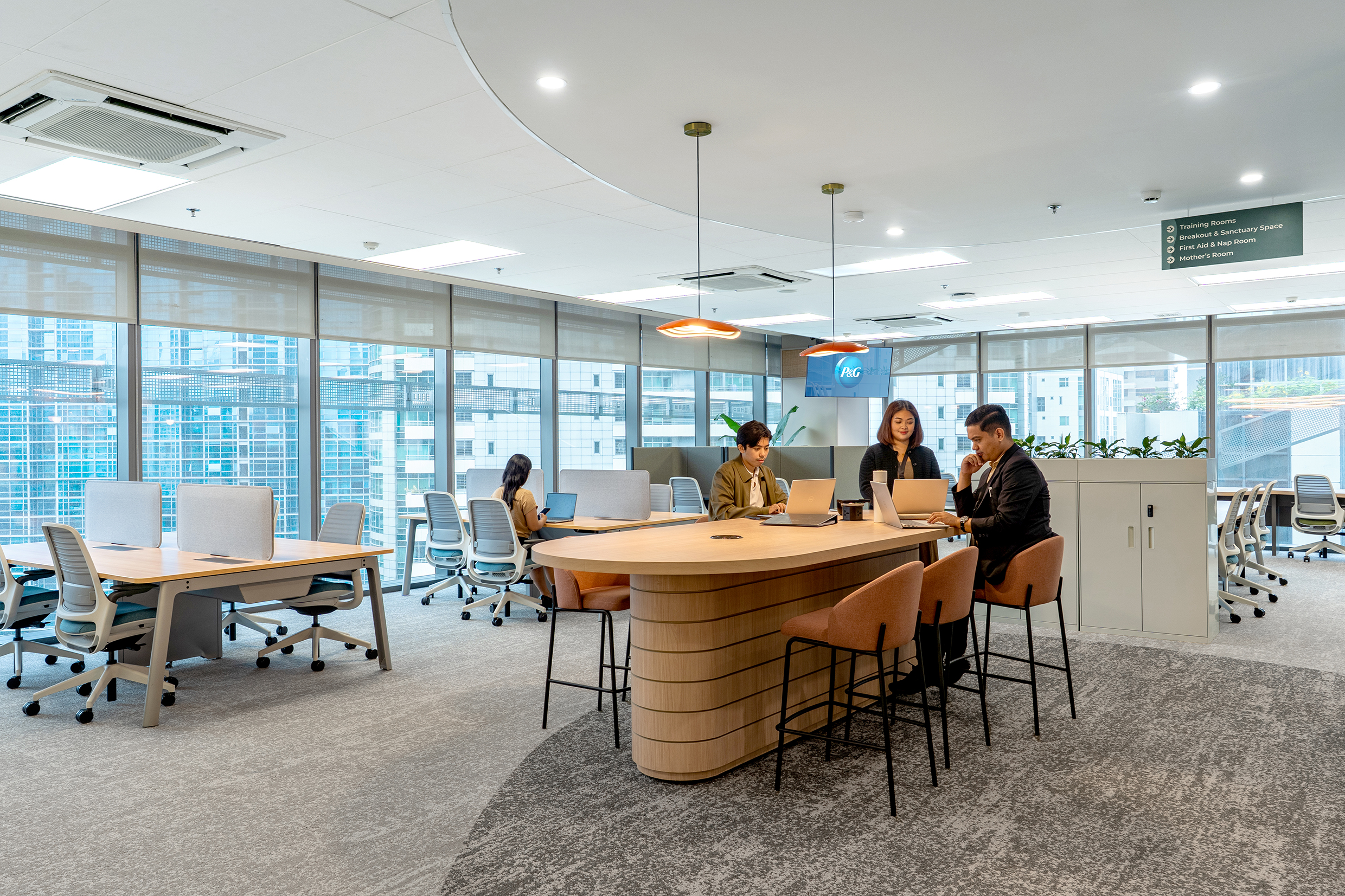 P&G Manila office (Six Neo tower) by orbit design studio - Architizer