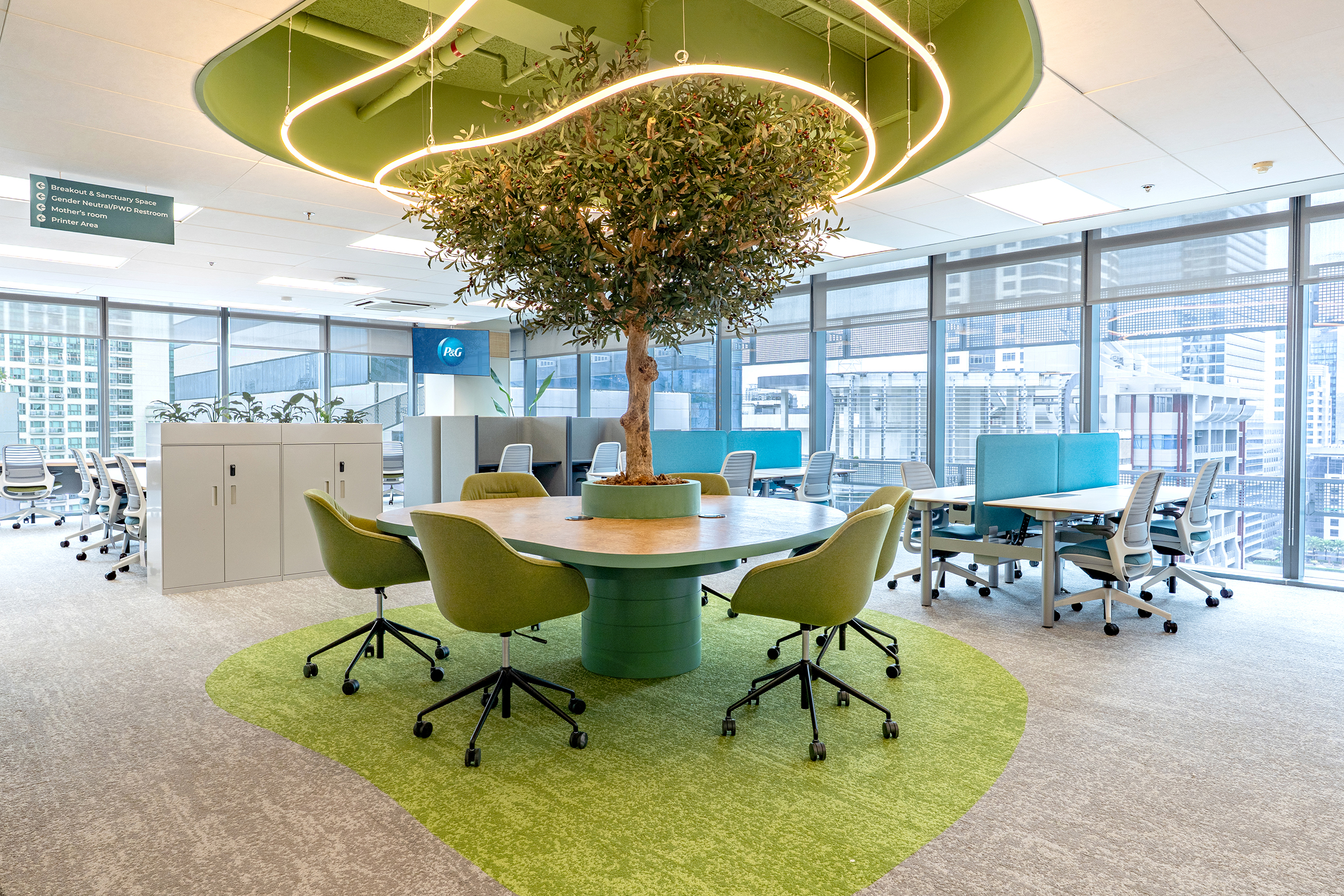 P&G Manila office (Six Neo tower) by orbit design studio - Architizer