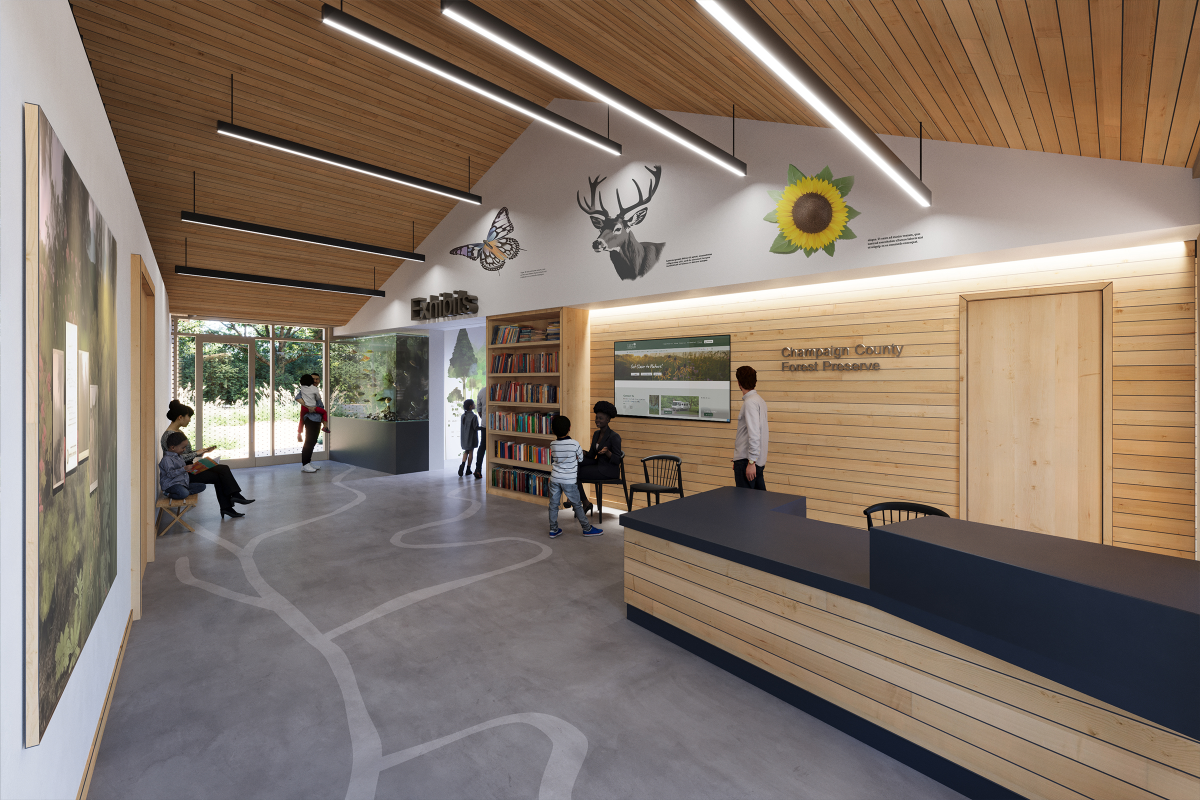 Homer Lake Interpretive Center by Bailey Edward - Architizer