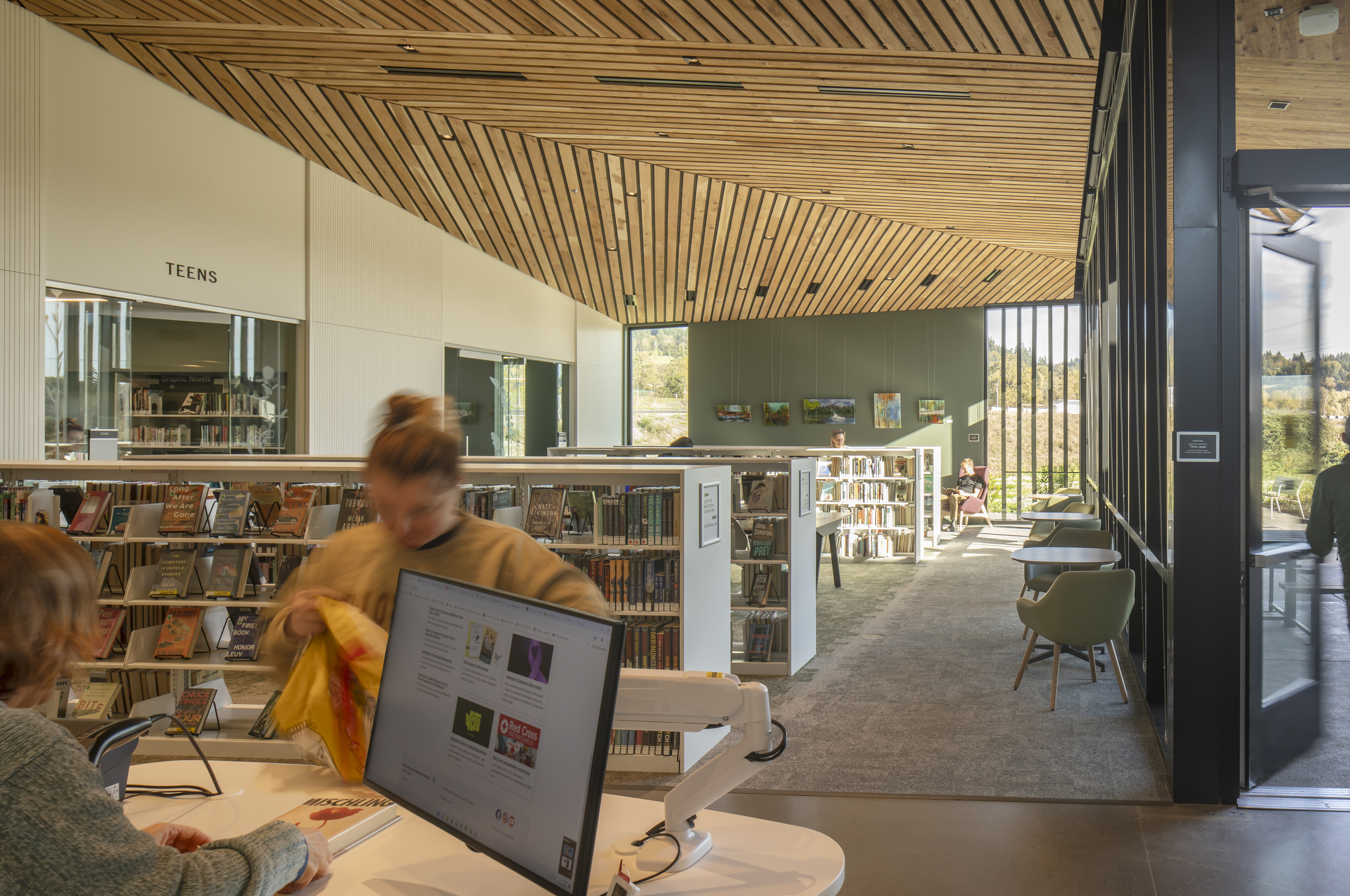 Woodland Community Library by Hacker - Architizer