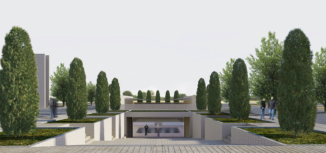 JIROFT University Mosque & Martyrs Memorial by Karand Group - Architizer