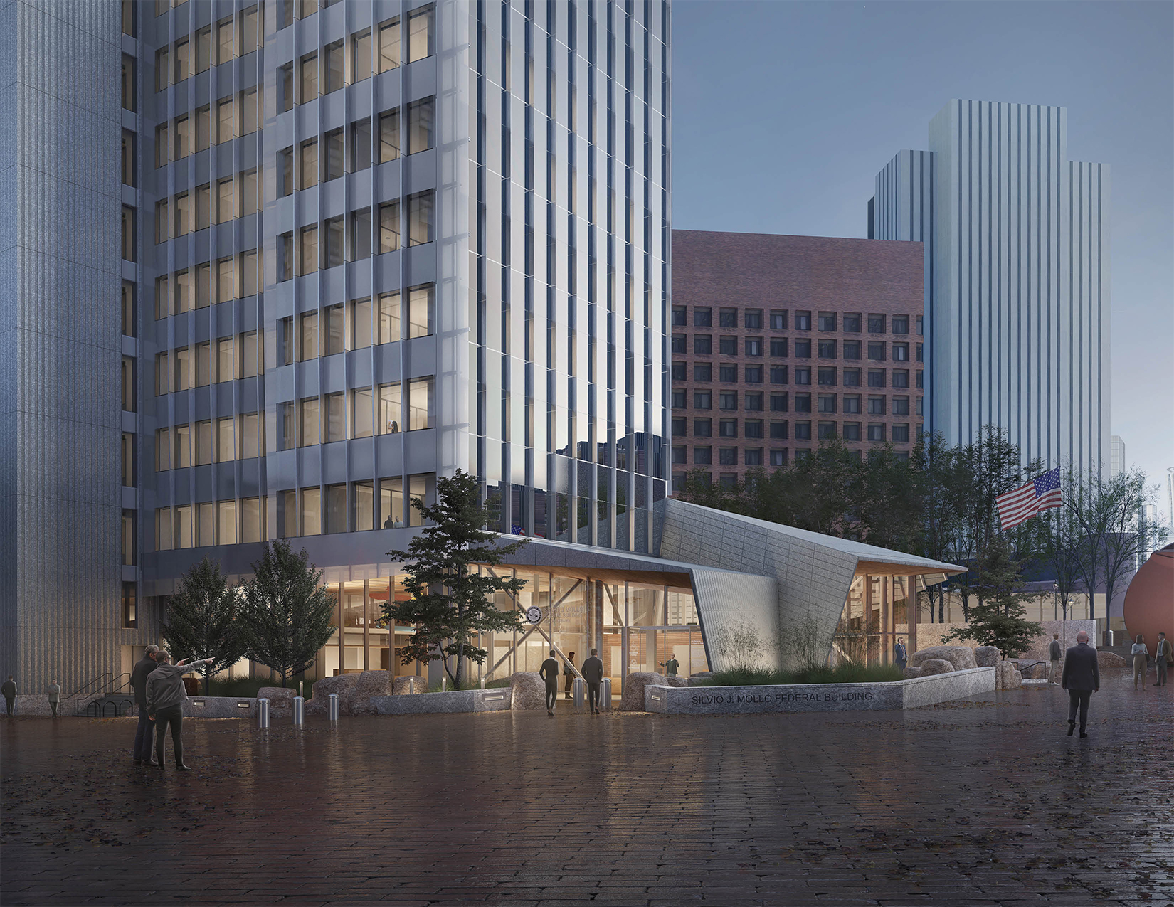 Silvio J. Mollo Federal Building by Krueck Sexton Partners - Architizer