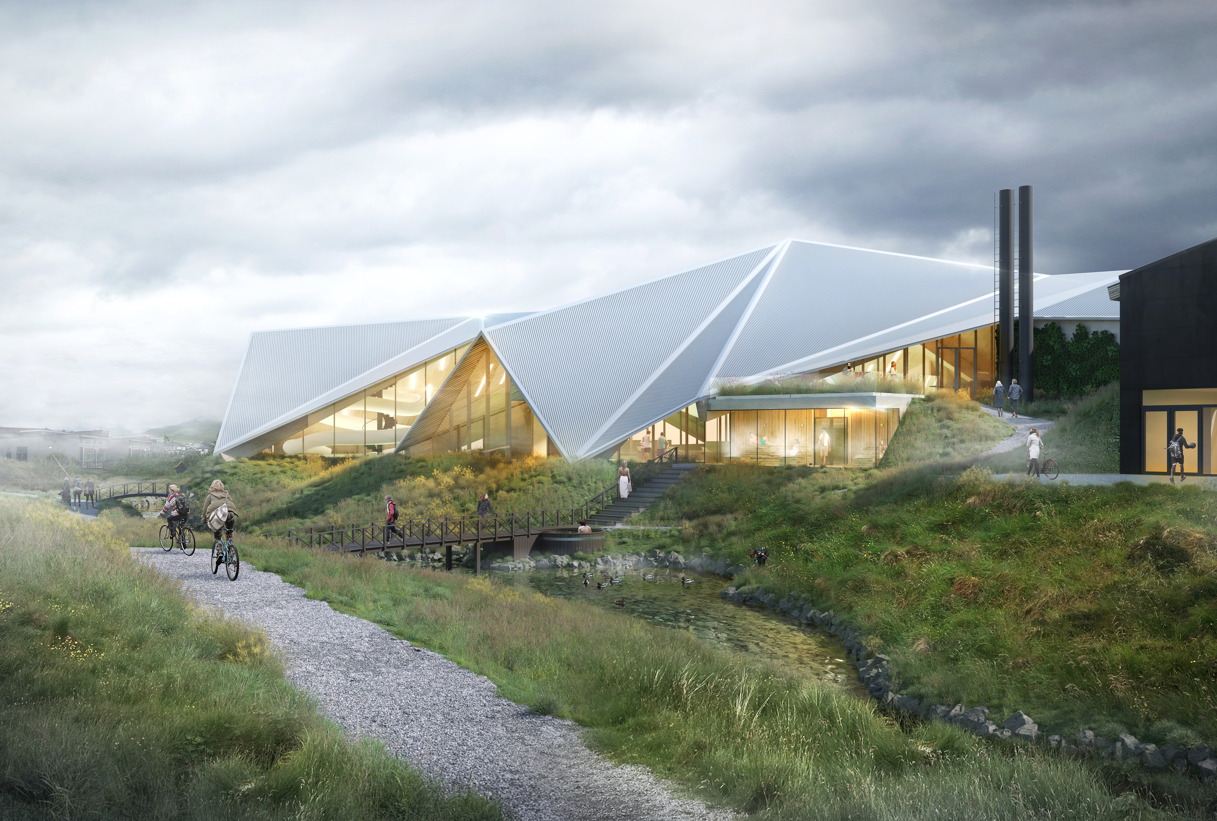 Swimming pool in the Faroe Islands by architecture by LOFTI - Architizer