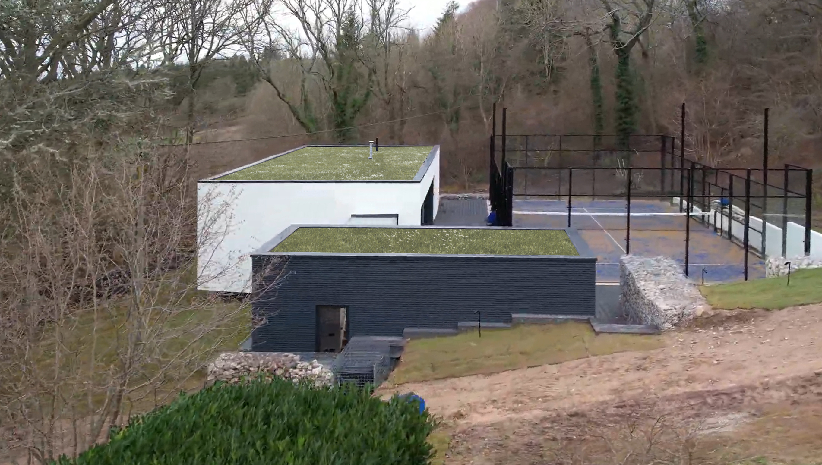 Chesham Guest House & Padel Court by AR Architecture - Architizer