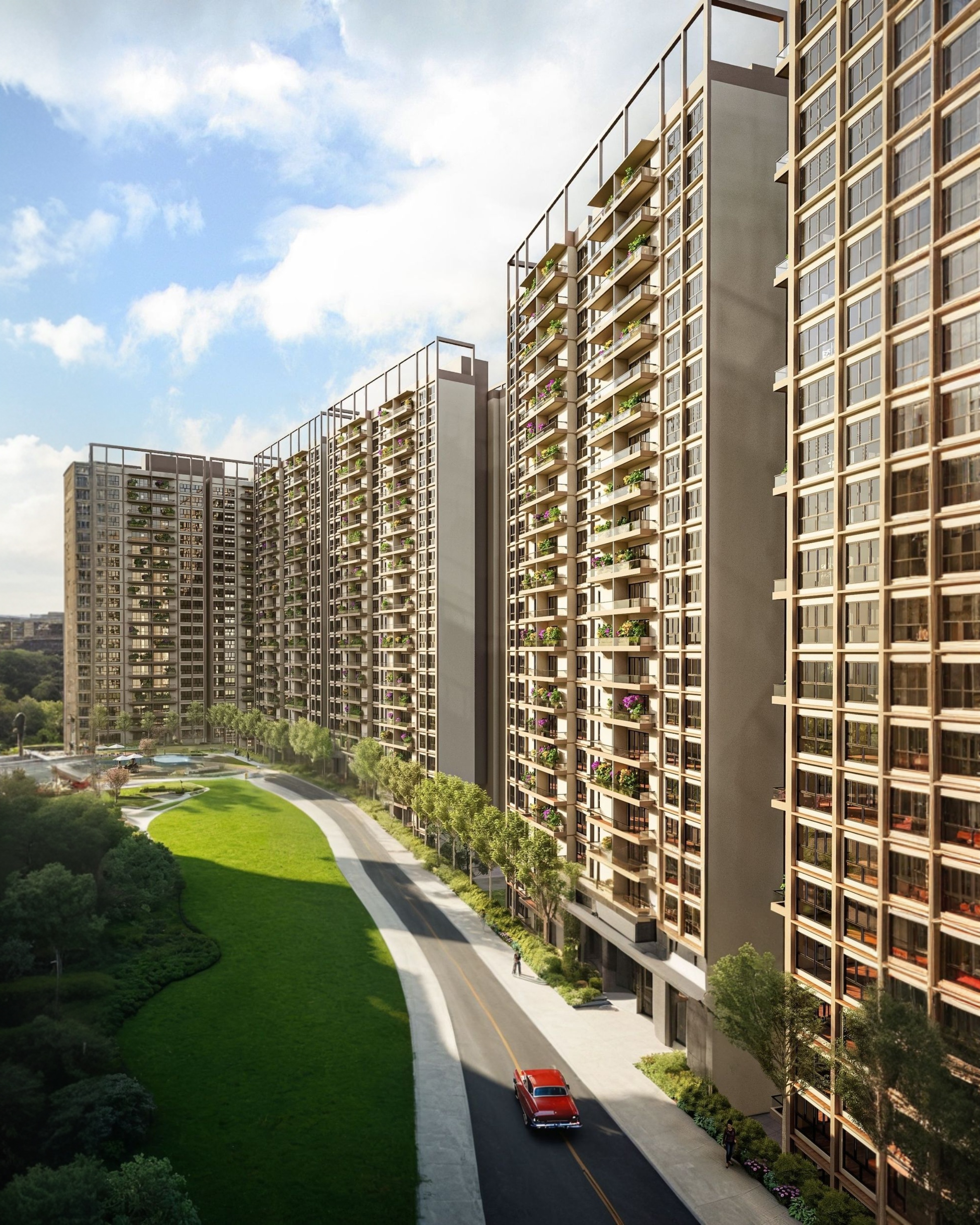 Luxury High-Rise Residential Community | Modern Sustainable Apartment ...