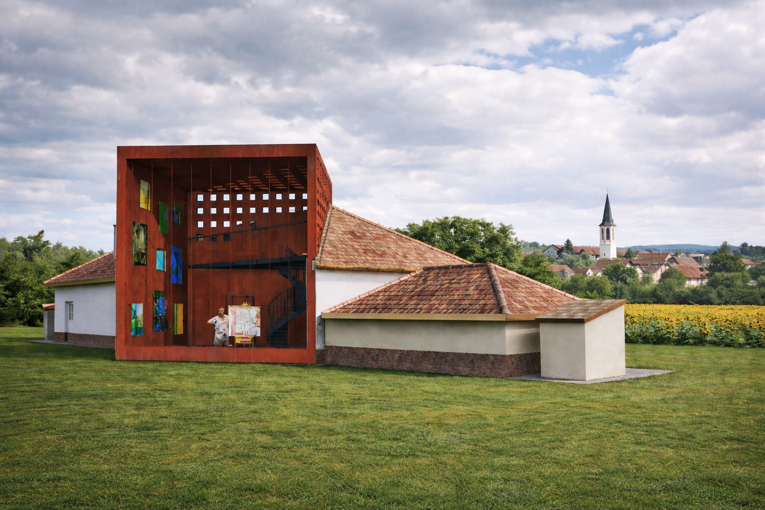 Idea 4403230: Wahorn Atelier by Barsony Design Studio in Mezőszemere ...