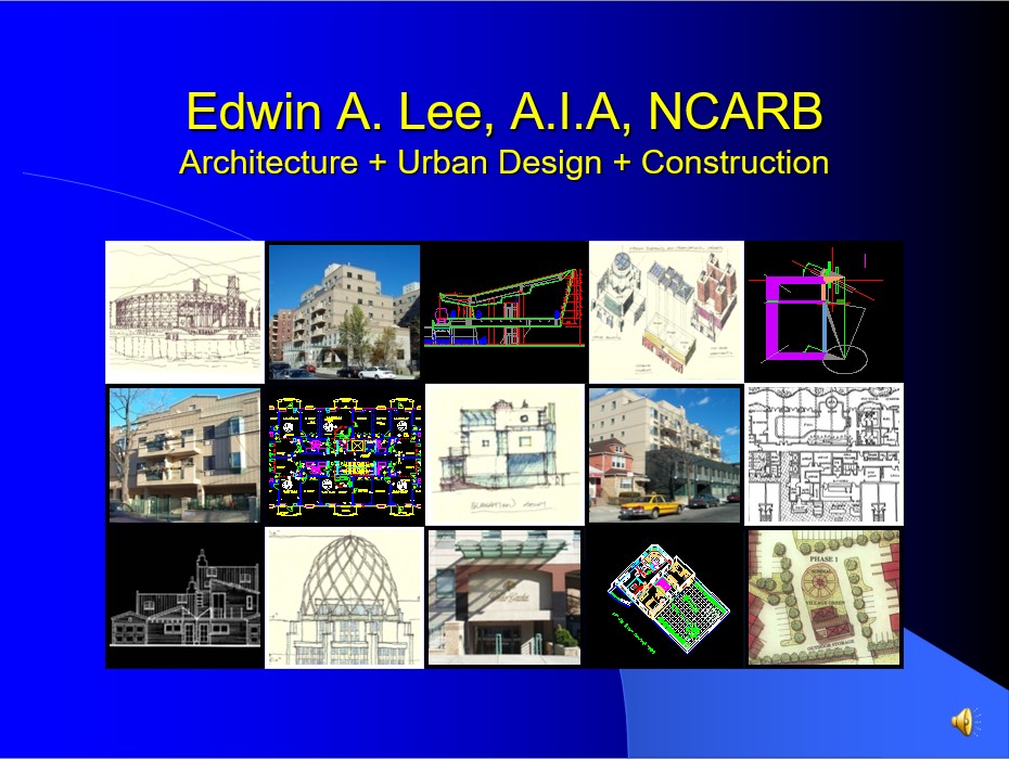 Edwin A. Lee Architect, A.I.A, NCARB by Edwin A. Lee, A.I.A, Architect ...