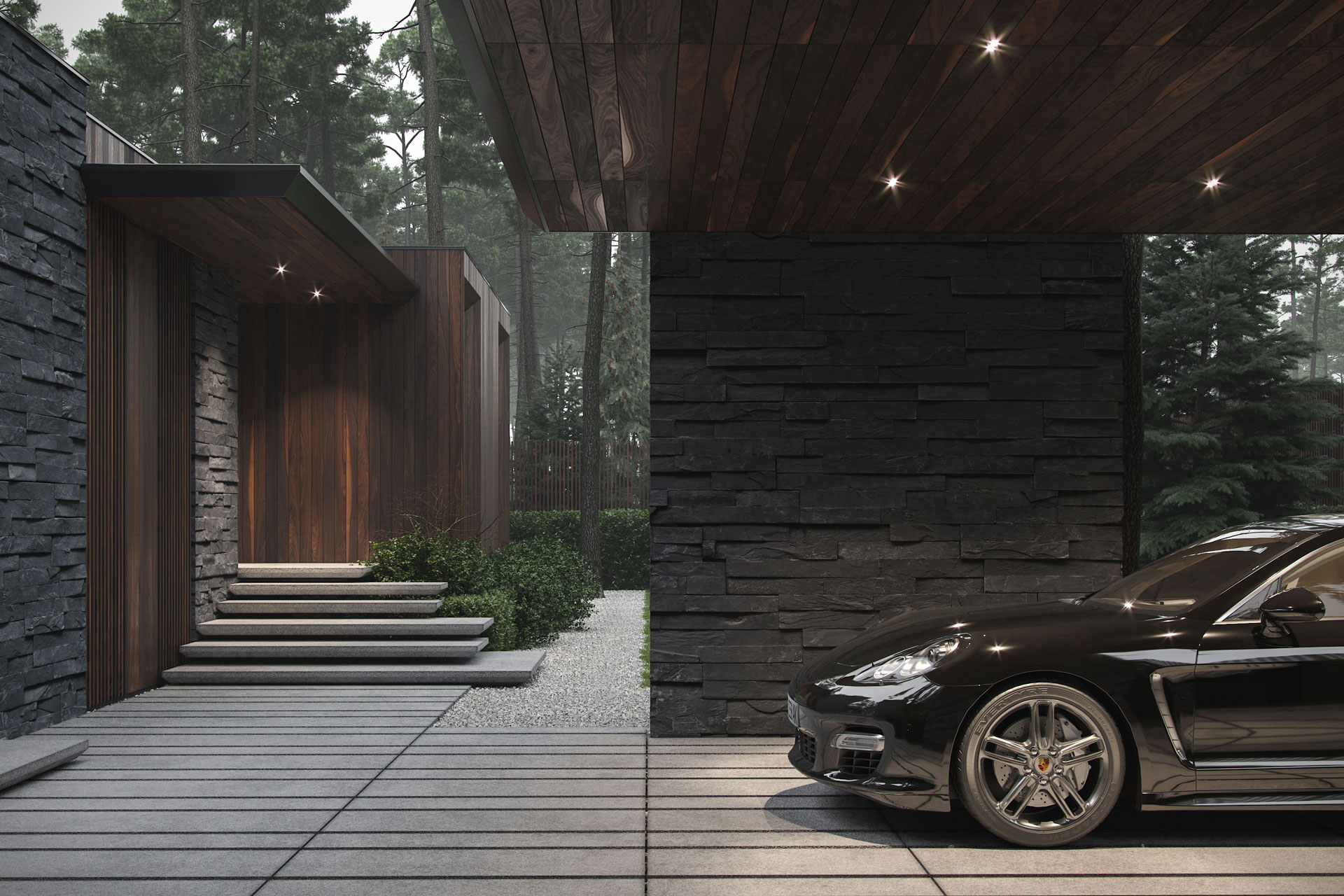 Forest House by Bezmirno - Architizer