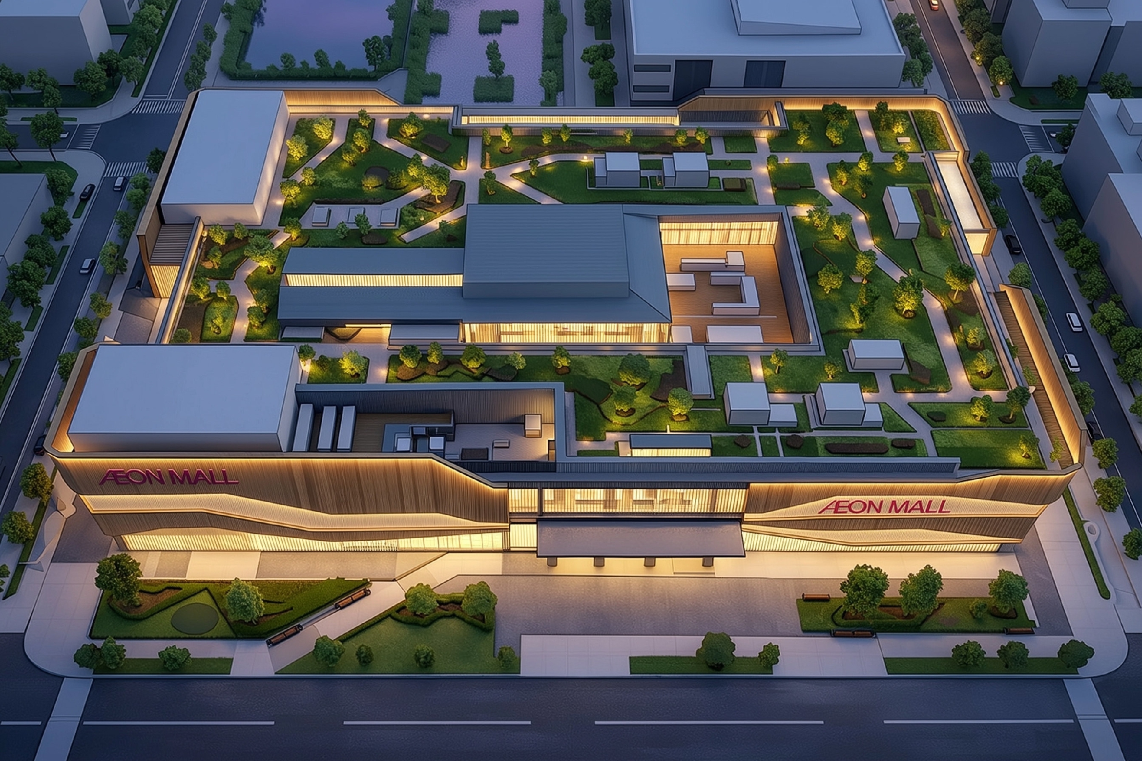 Idea 4412942: AEON Mall Hoa Xuan Da Nang by Vo Huu Linh Architects in ...