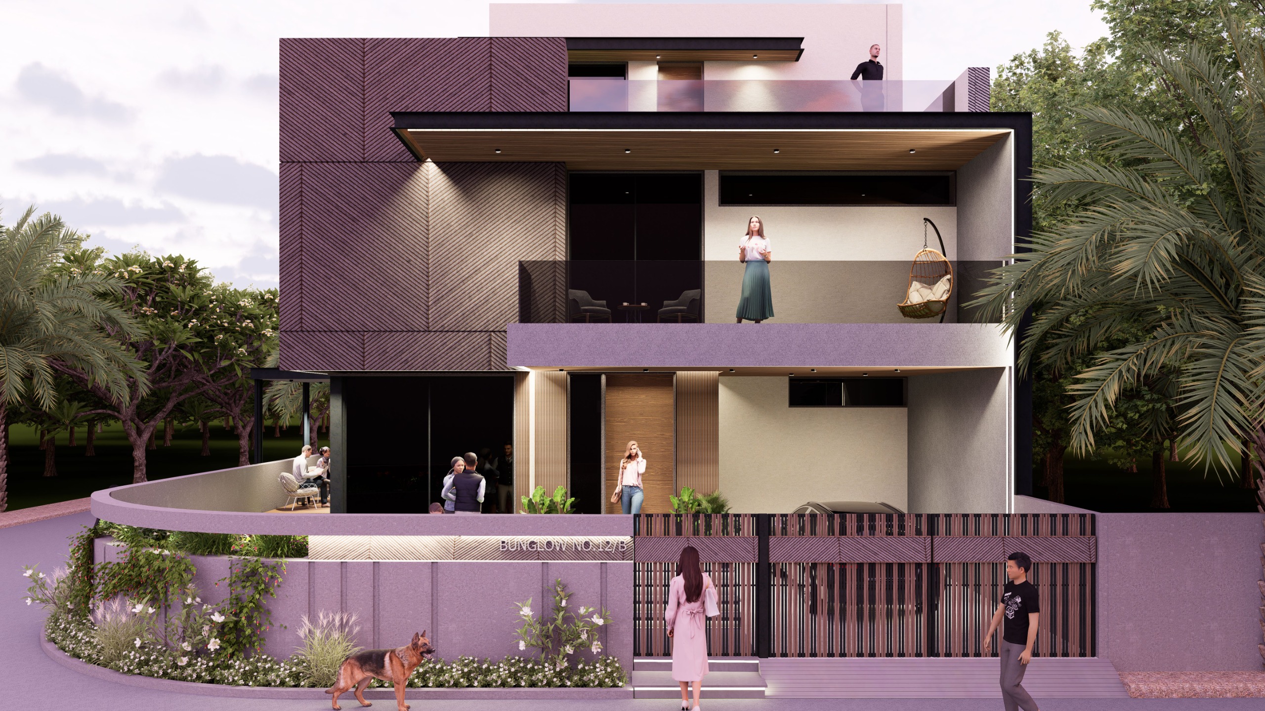 Floating Cube House at Ahmedabad by Harikrushna Pattani & Associates ...