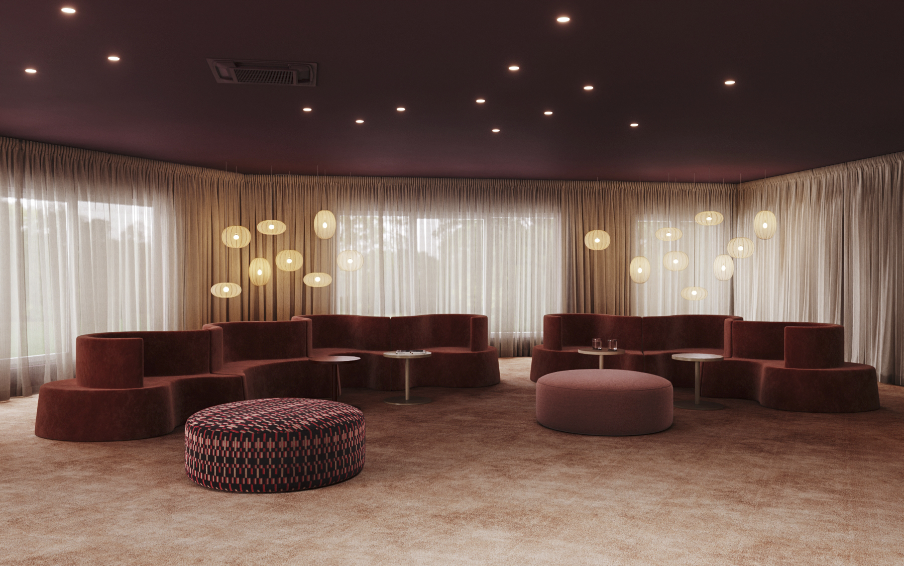 Hotel lobby project by AMB render - Architizer