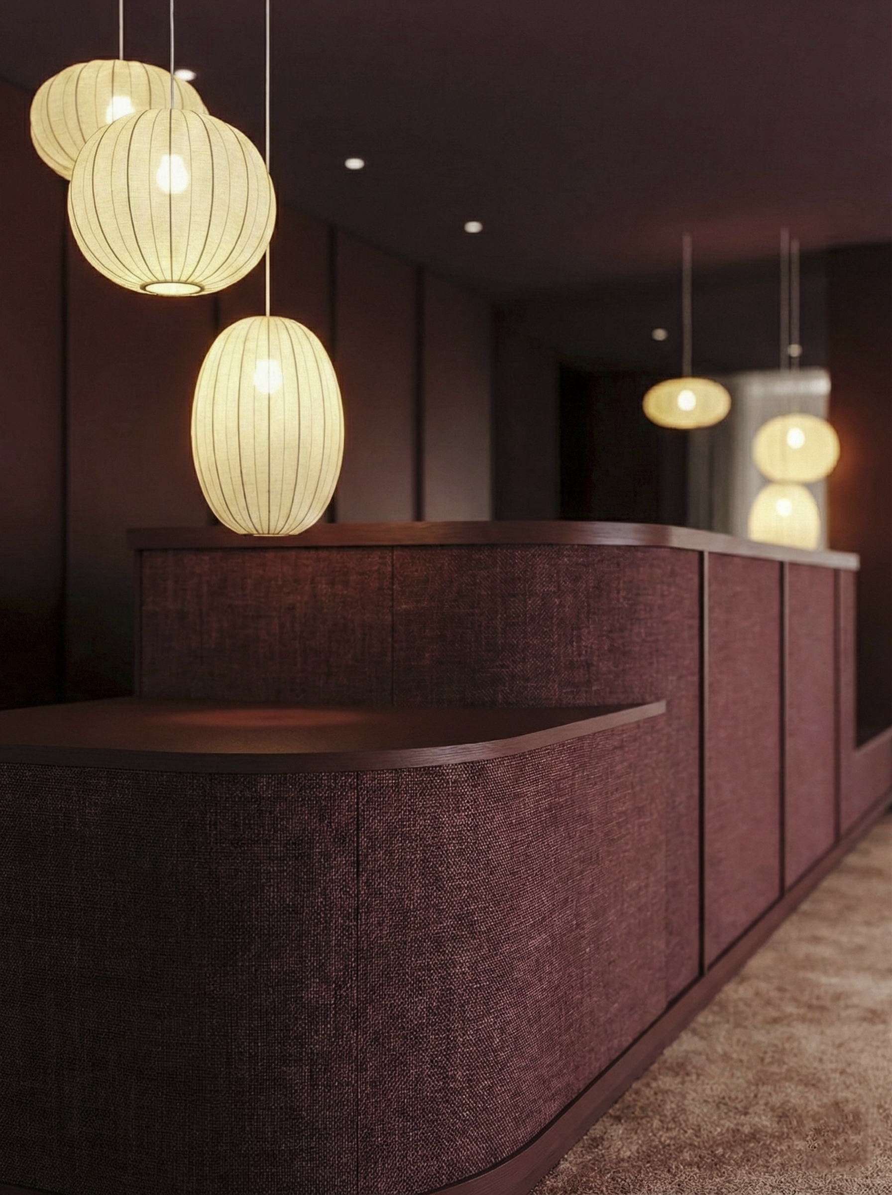 Hotel lobby project by AMB render - Architizer