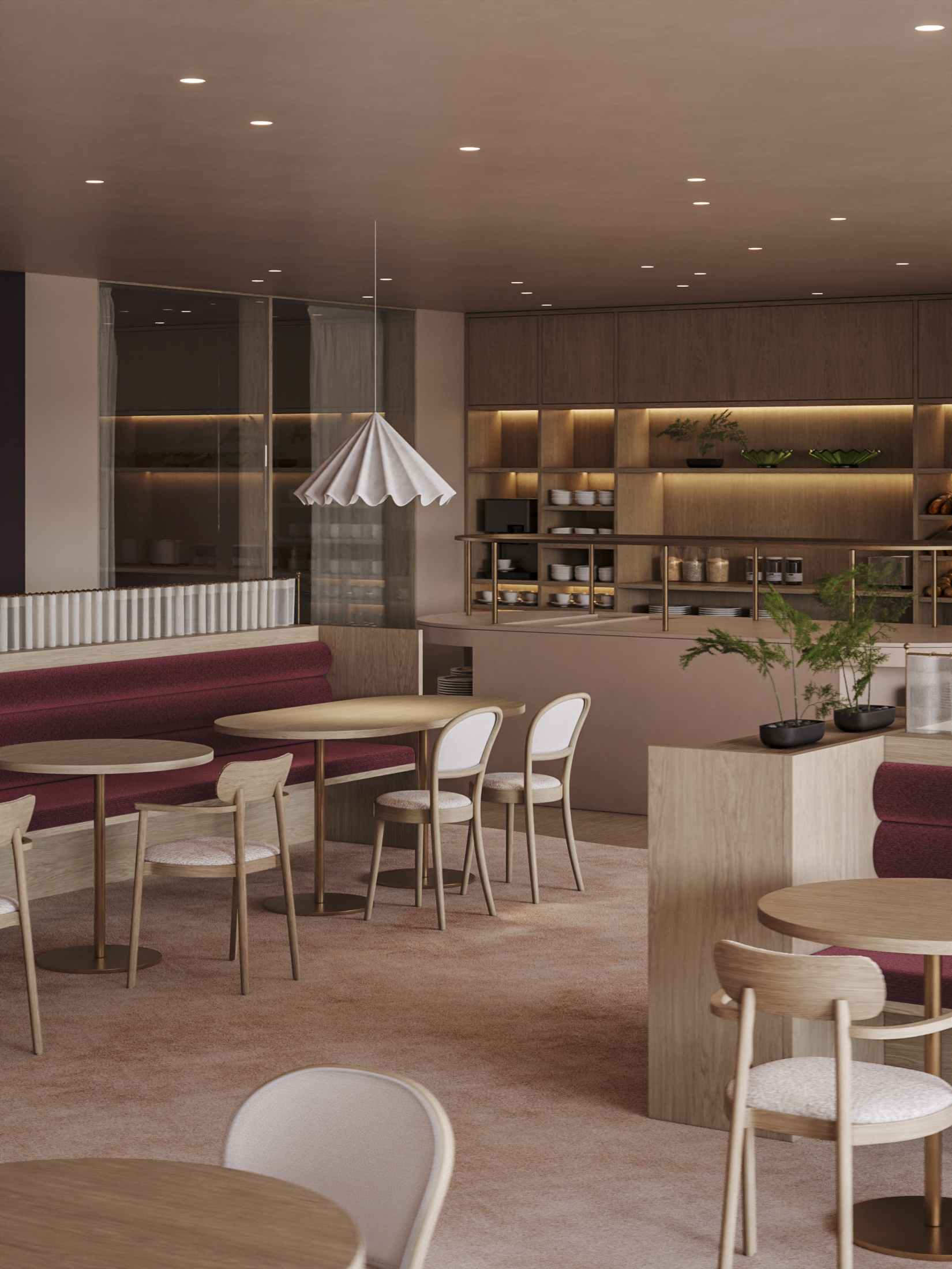 Hotel lobby project by AMB render - Architizer