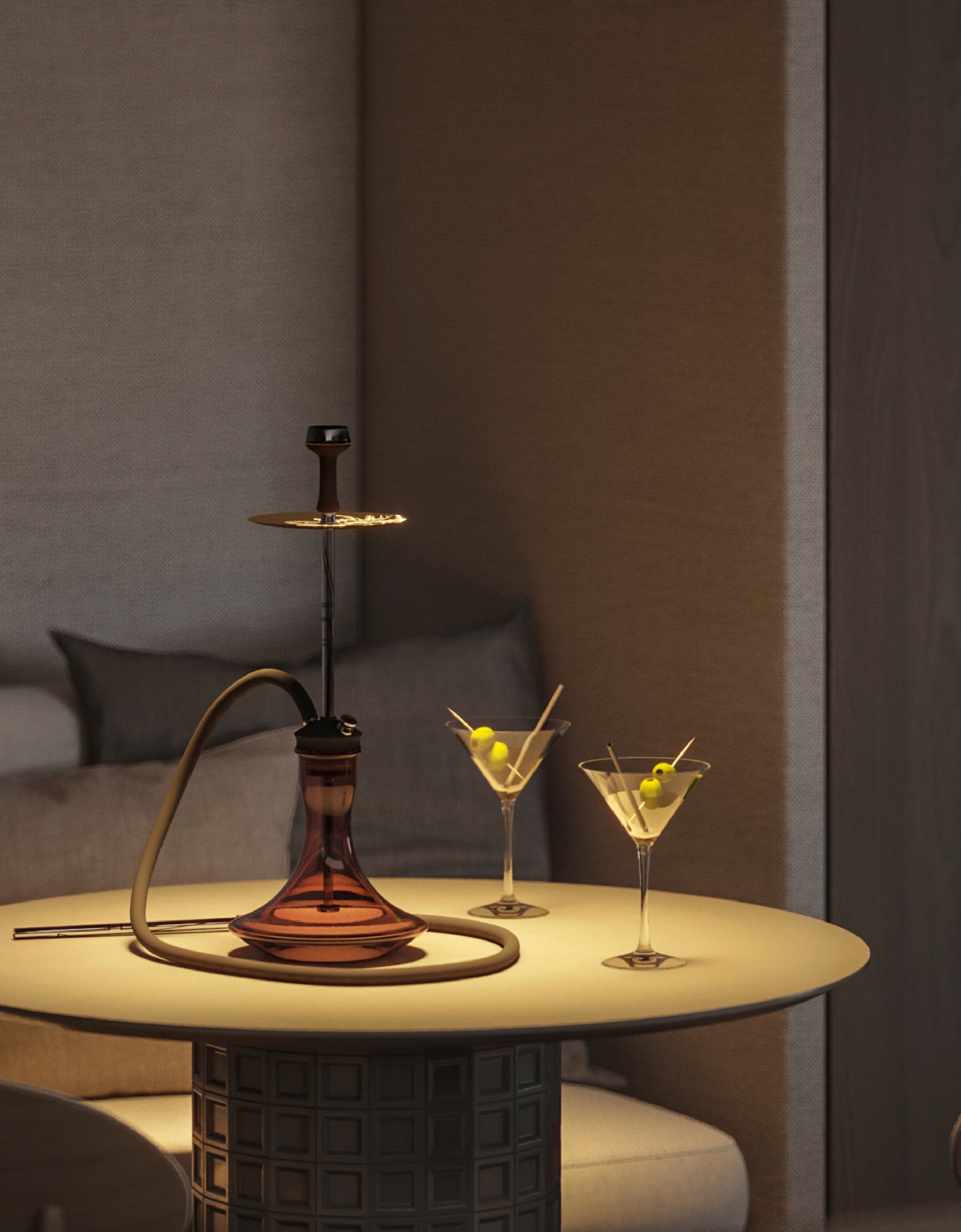 Hookah bar by AMB render - Architizer