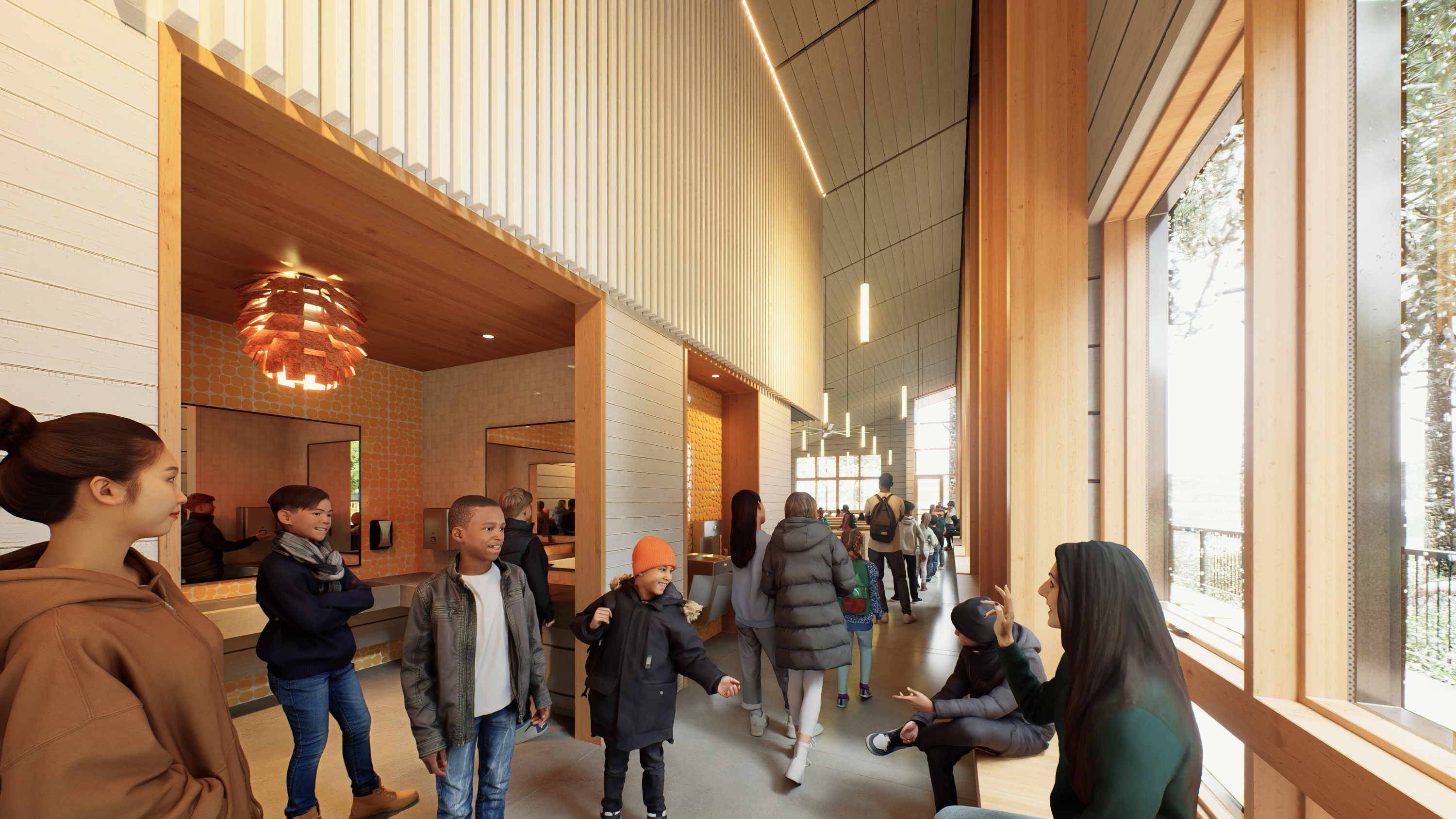 Dining Hall at the University of Idaho, McCall Field Campus by McLennan ...