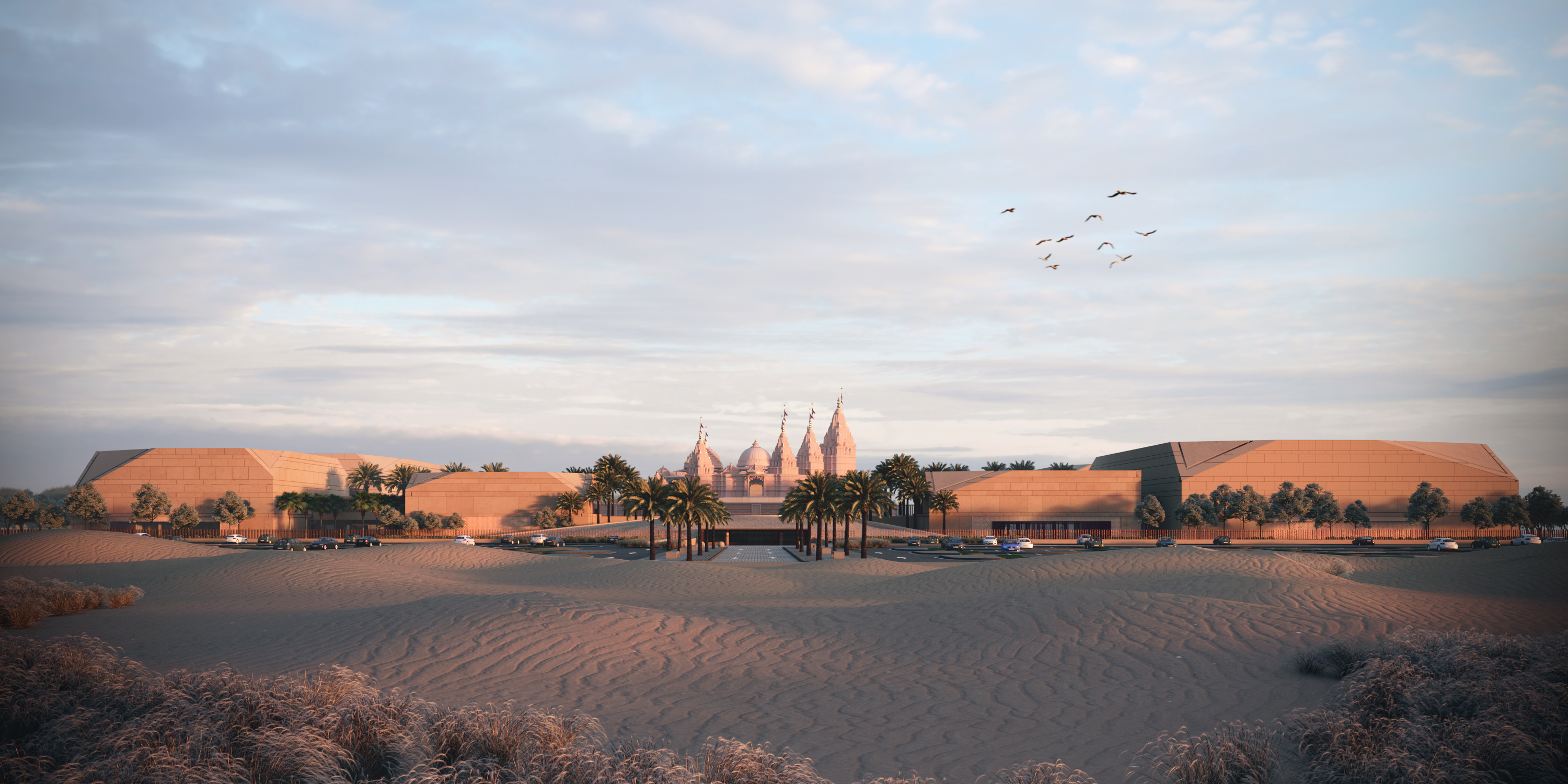 BAPS Hindu Mandir Cultural Complex by RSP Architects Planners ...