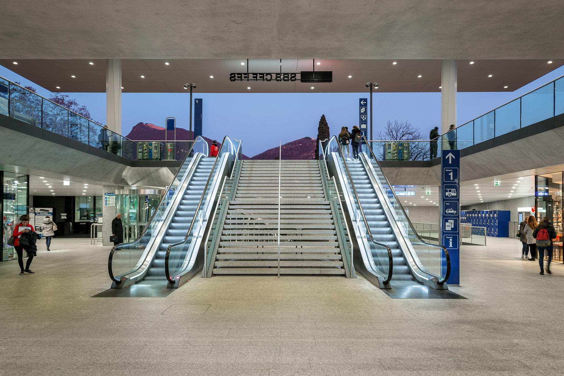 Lugano Railway Station – Pre-Compressed Stone Staircase System by ...