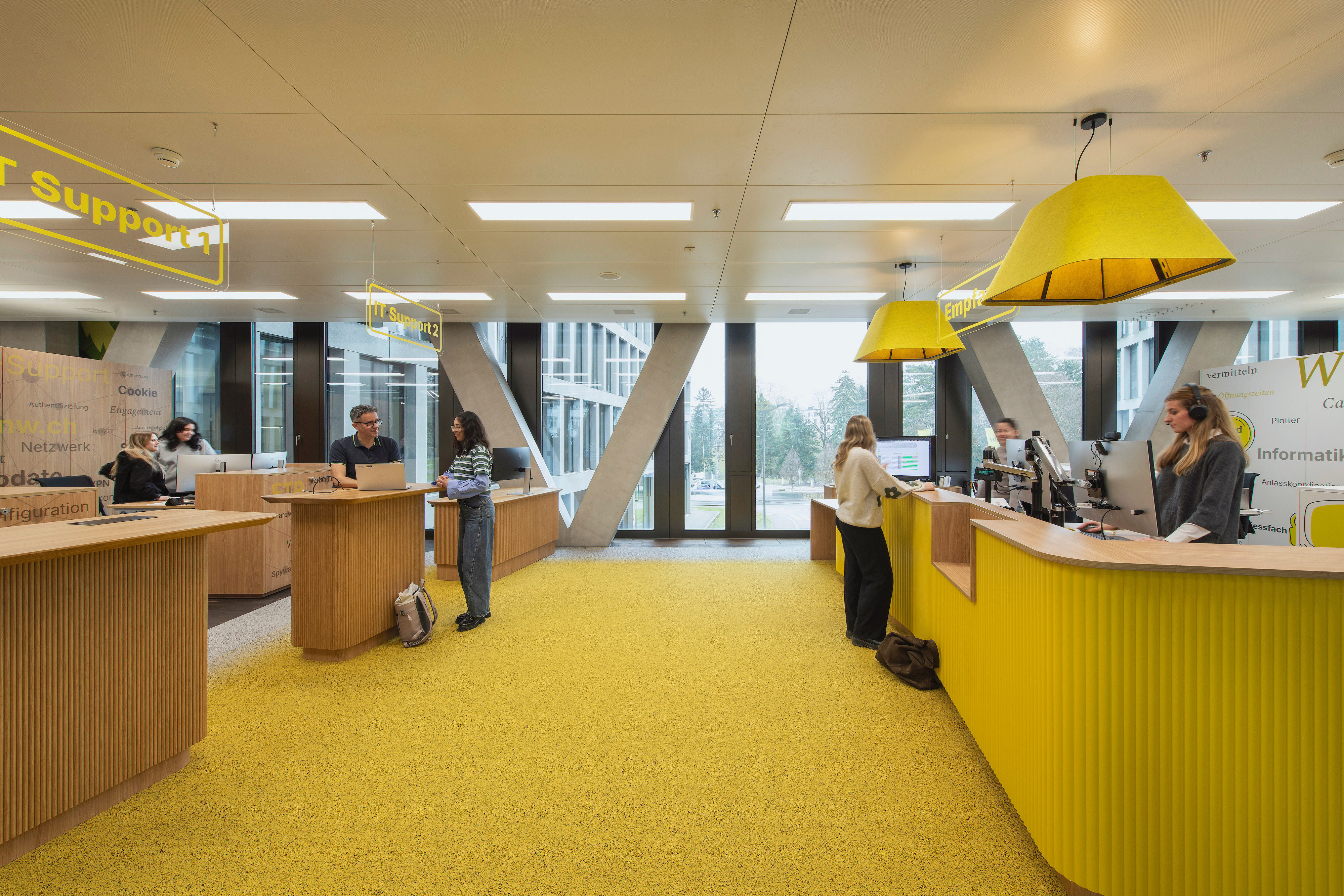 FHNW campus Brugg-Windisch | Reception by Evolution Design - Architizer