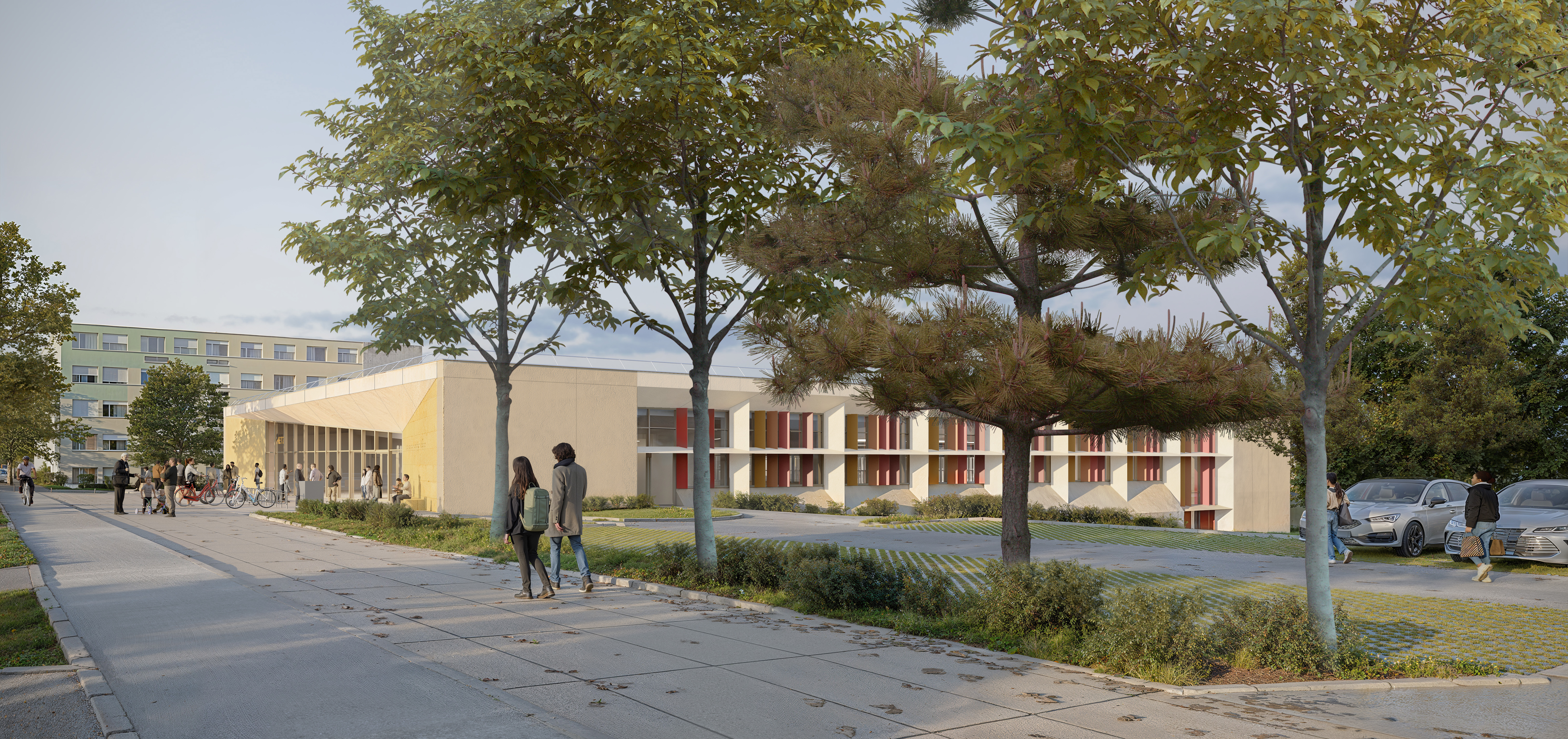 Jean Macé Media Library, Borny District by Architecture Patrick Mauger ...