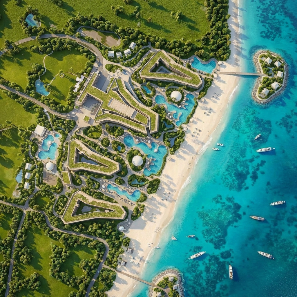 Tobago Coastal Resort Master Plan by DCM-AE - Architizer