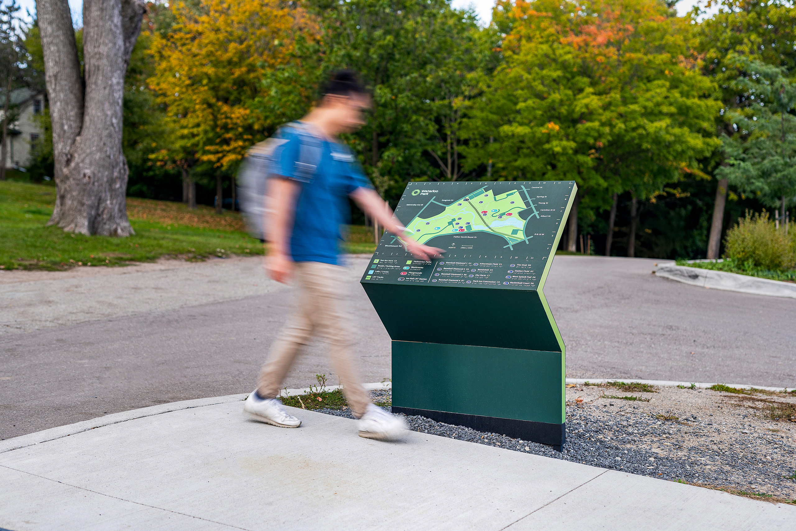 Waterloo Park Wayfinding by Cygnus Design Group - wayfinding consulting ...