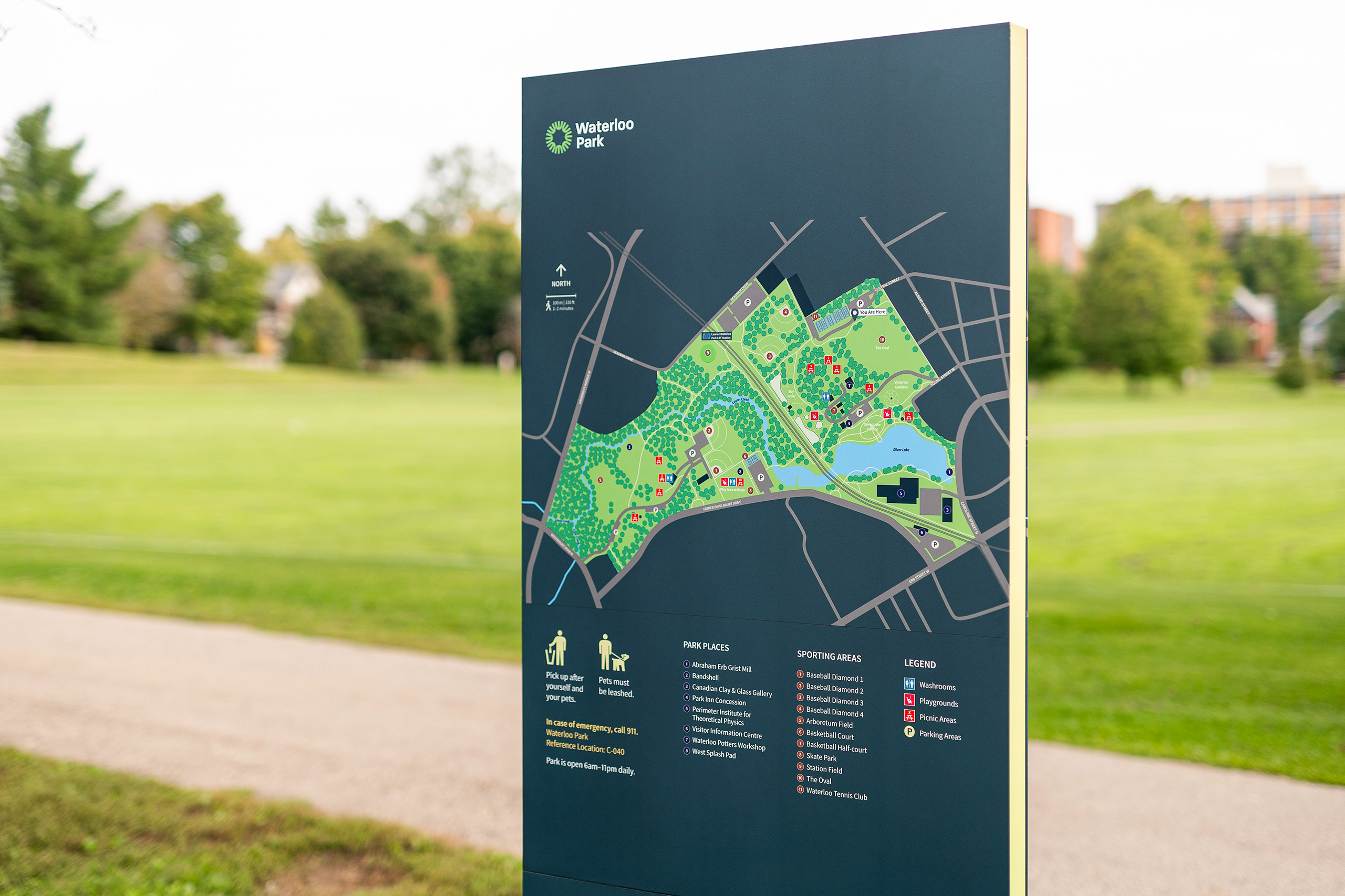 Waterloo Park Wayfinding by Cygnus Design Group - wayfinding consulting ...