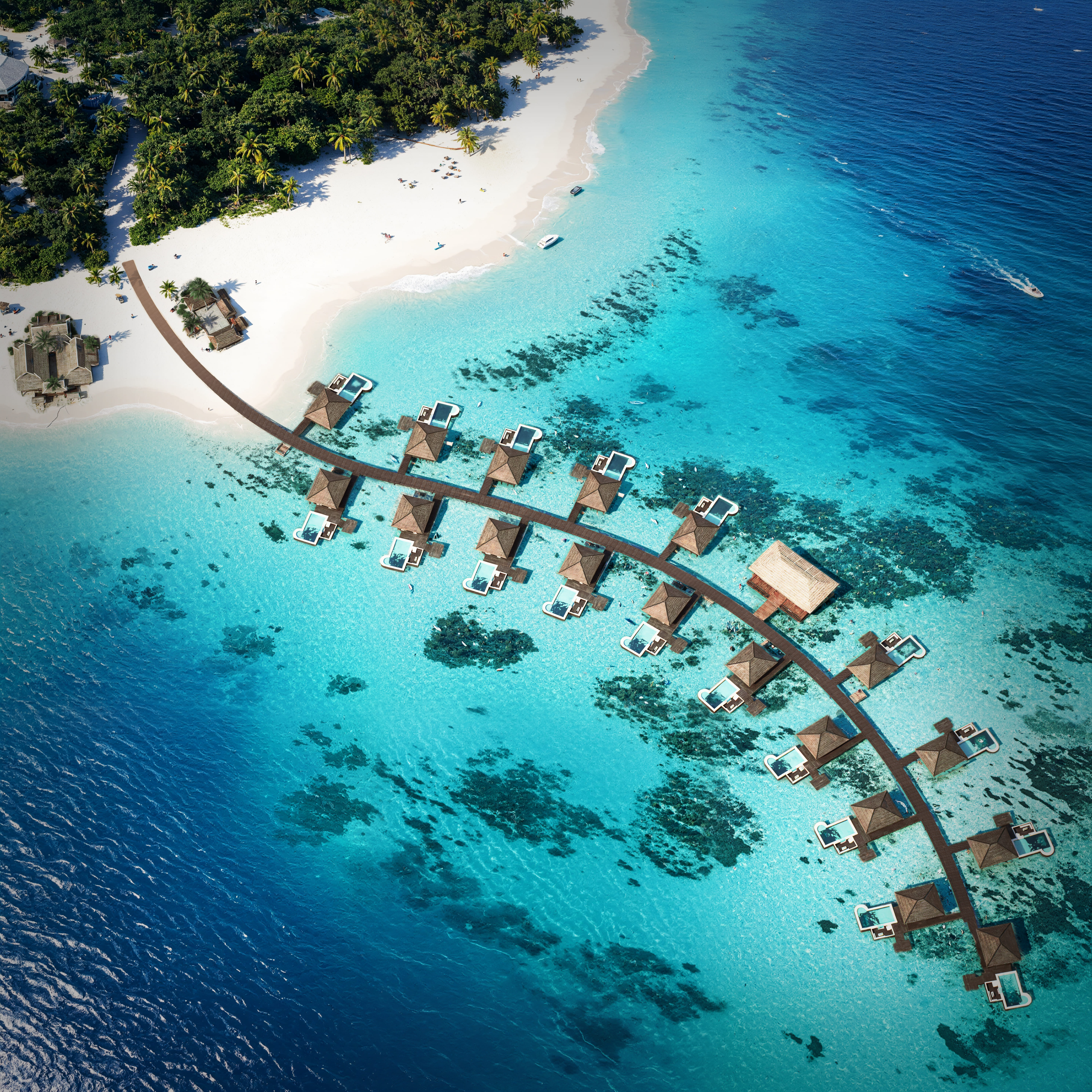 Private Island Resort in Raa Atoll by MAVERICK FRAME | 3D architectural ...