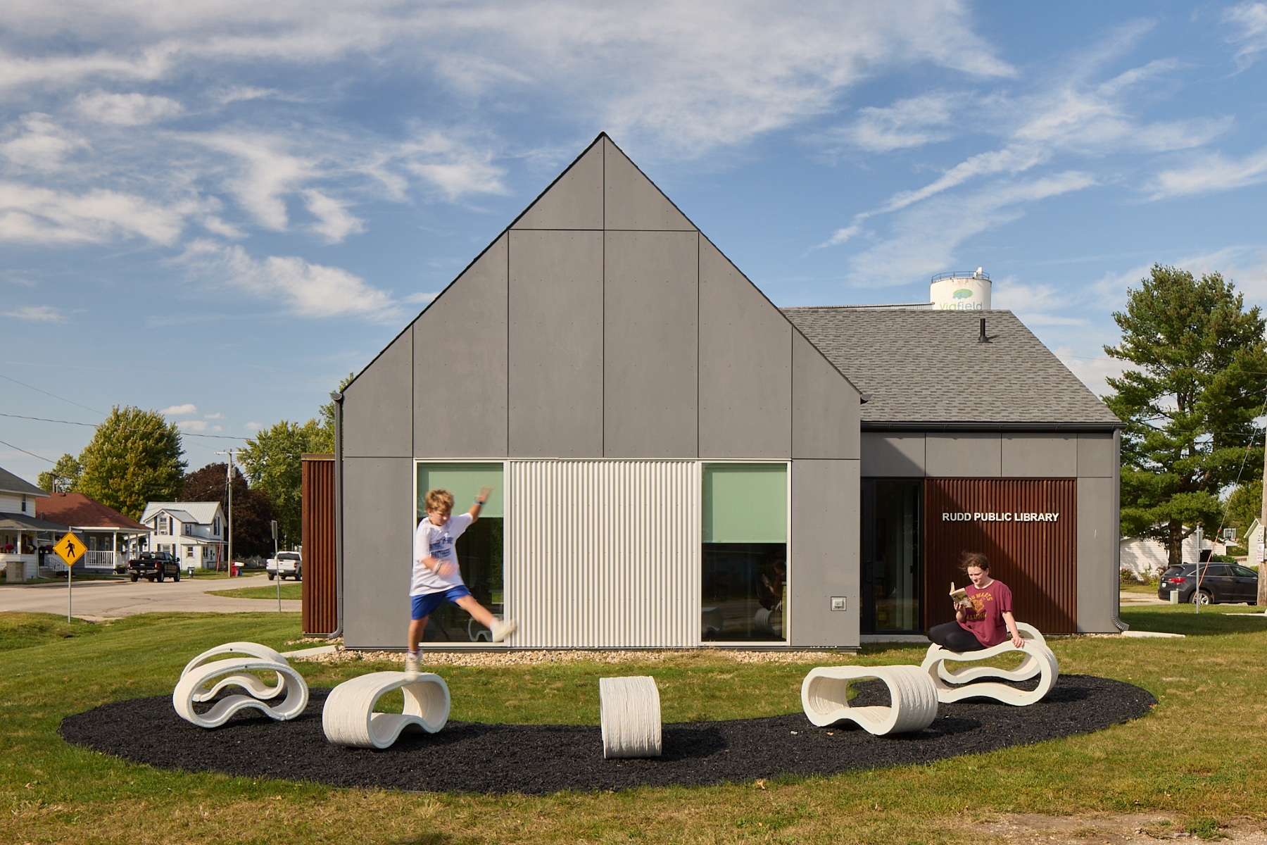 Rudd Public Library by OPN Architects - Architizer
