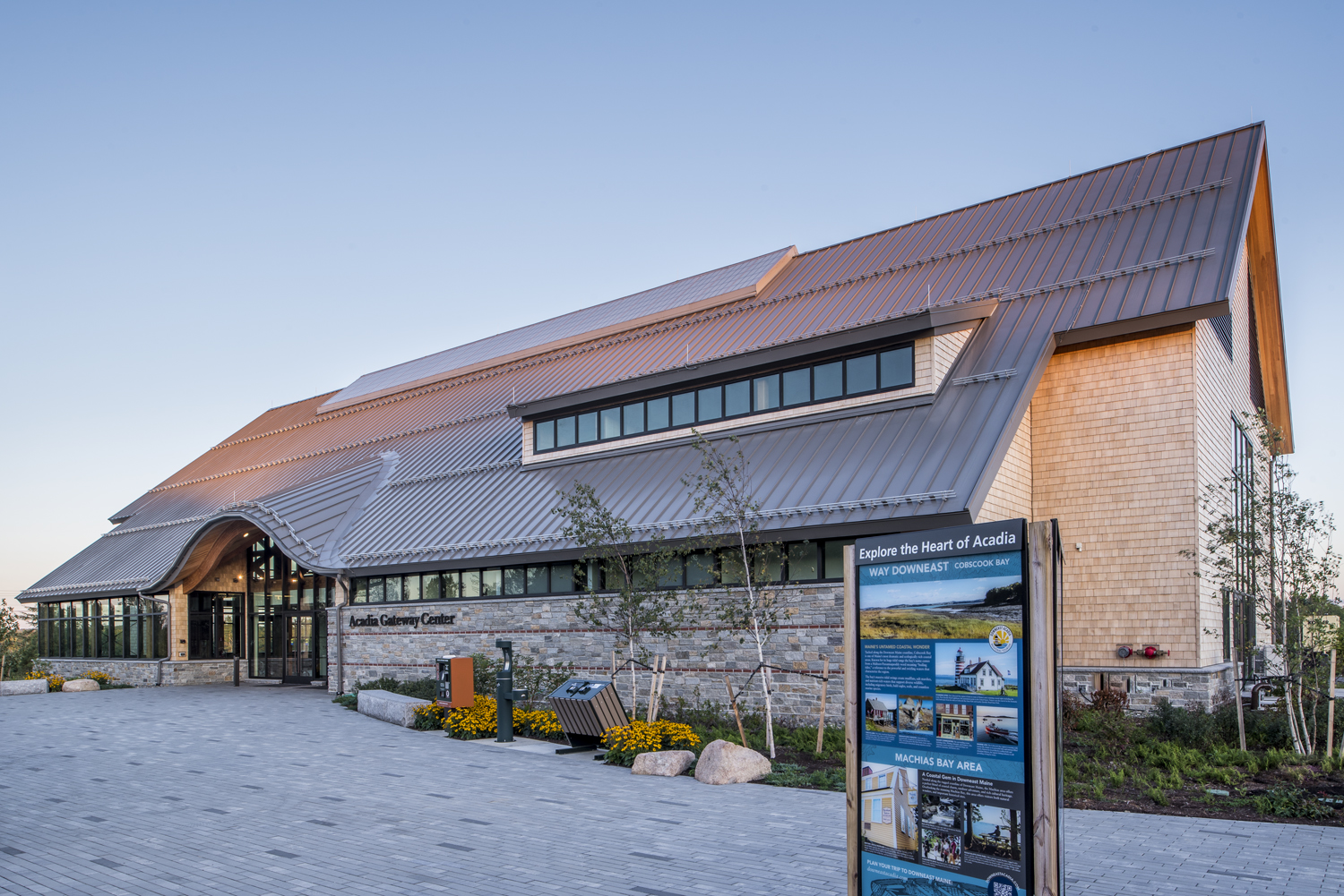 Acadia National Park Gateway Center by New Energy Works - Architizer