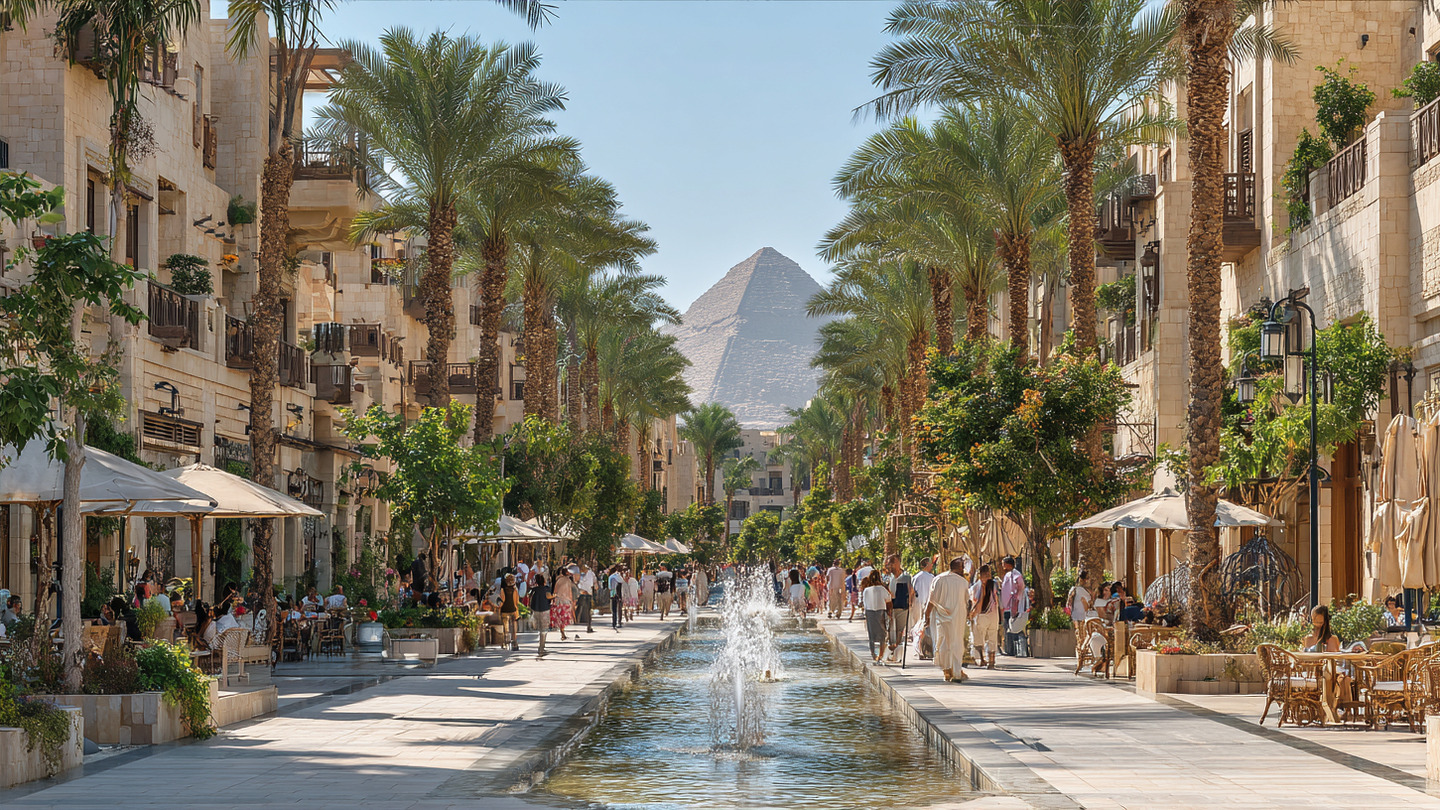 Tourism Master Plan at Giza Pyramids by WATG and Wimberly Interiors ...