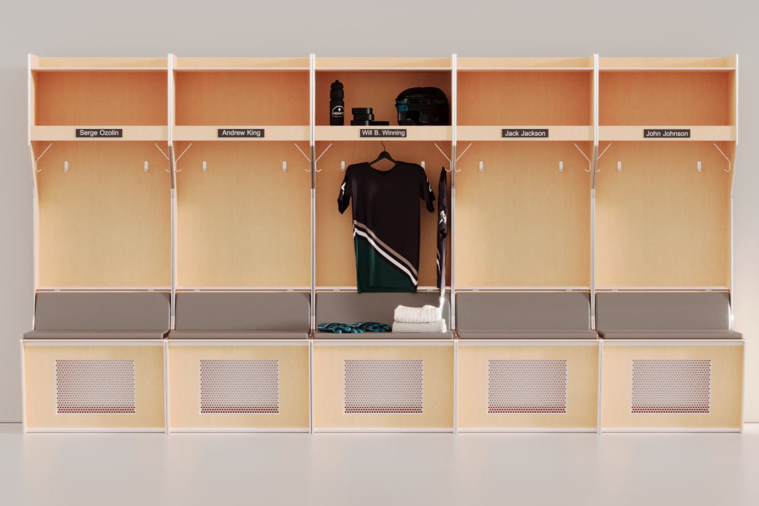 Hockey Locker PRO from Foreman Locker Systems - Architizer