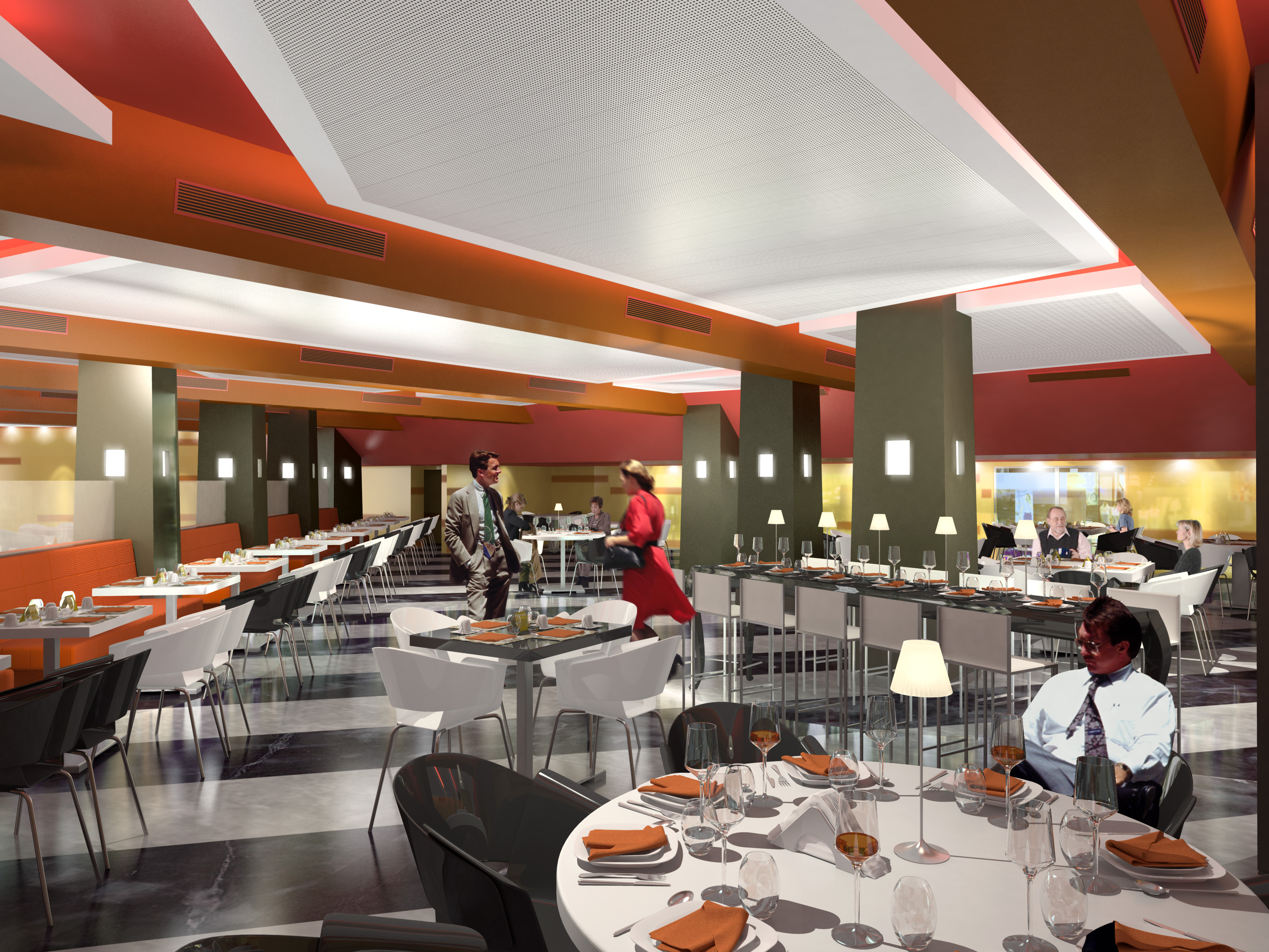 Club Med Eilat - Dining area by Buki Zuker Architects - Architizer