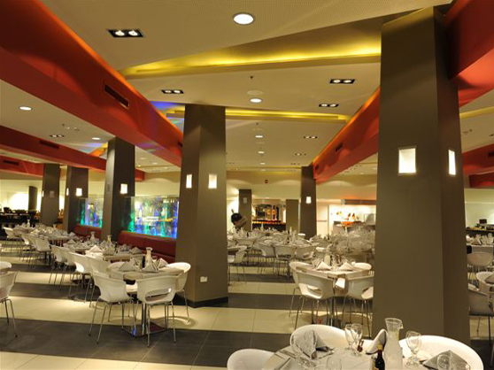 Club Med Eilat - Dining area by Buki Zuker Architects - Architizer